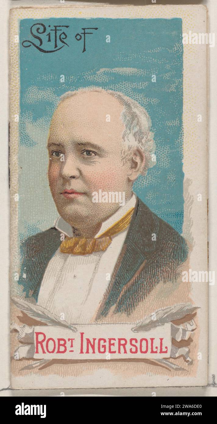 Life of Colonel Robert Green Ingersoll, from the Histories of Poor Boys ...