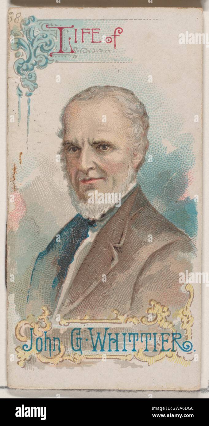 Life of John Greenleaf Whittier, from the Histories of Poor Boys and ...