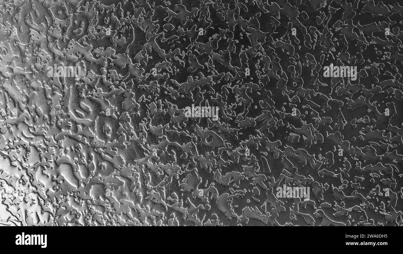 Wall with metallic texture. The surface of the metal wall cladding ...