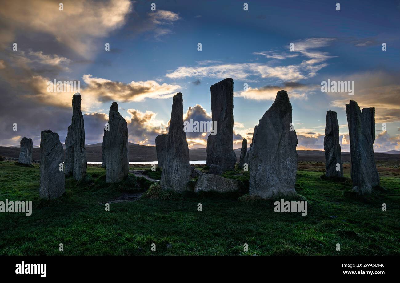 Scotland lewis harris calanais hi-res stock photography and images - Alamy