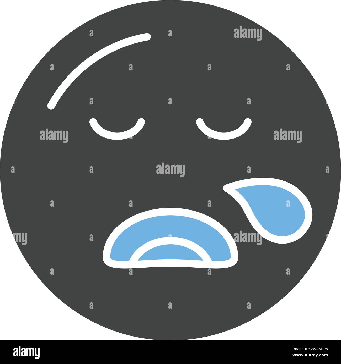 Sleepy emoji hi-res stock photography and images - Alamy