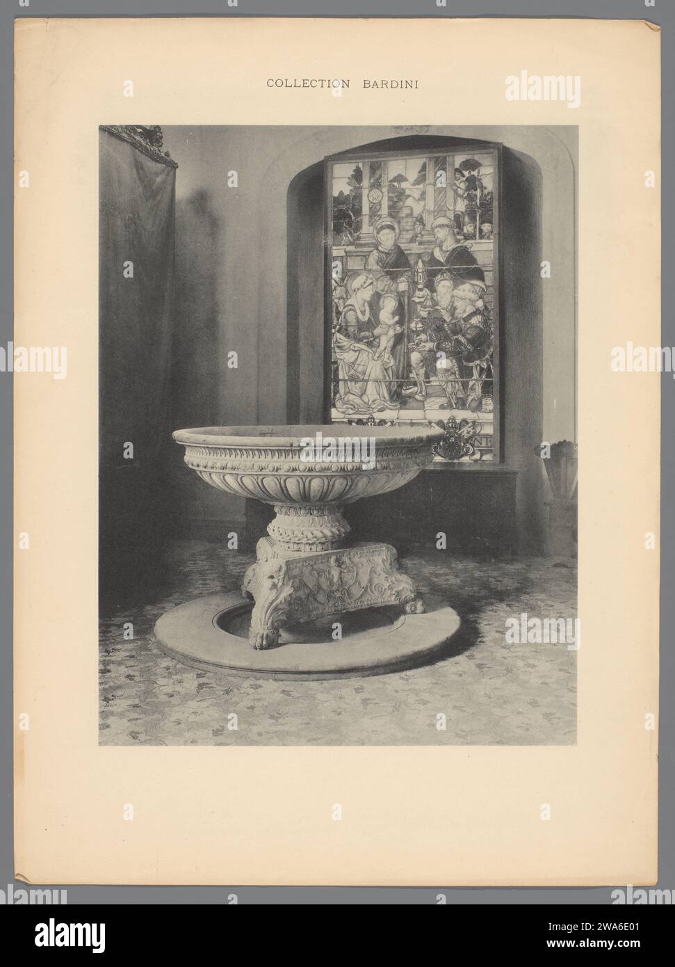 Decorated water basin in the Bardini Museum, Anonymous, 1875 - 1930 ...