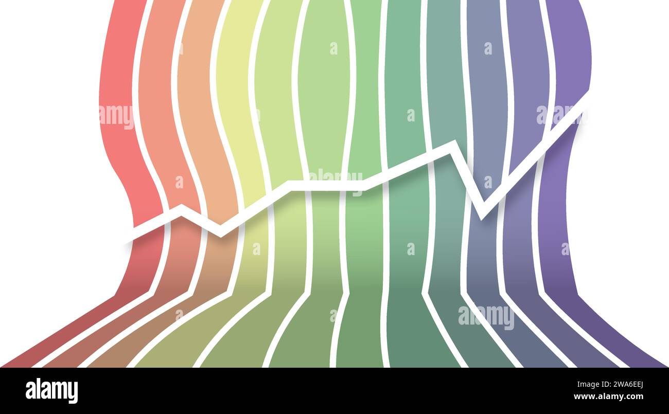 Vibrant vertical lines creating 3D illusion, ideal for corporate ... Vibrant vertical lines creating 3D illusion, ideal for corporate ...