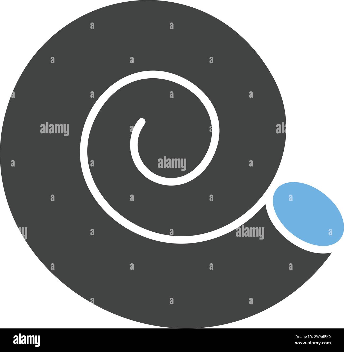 Spiral Shell icon vector image Stock Vector Image & Art - Alamy