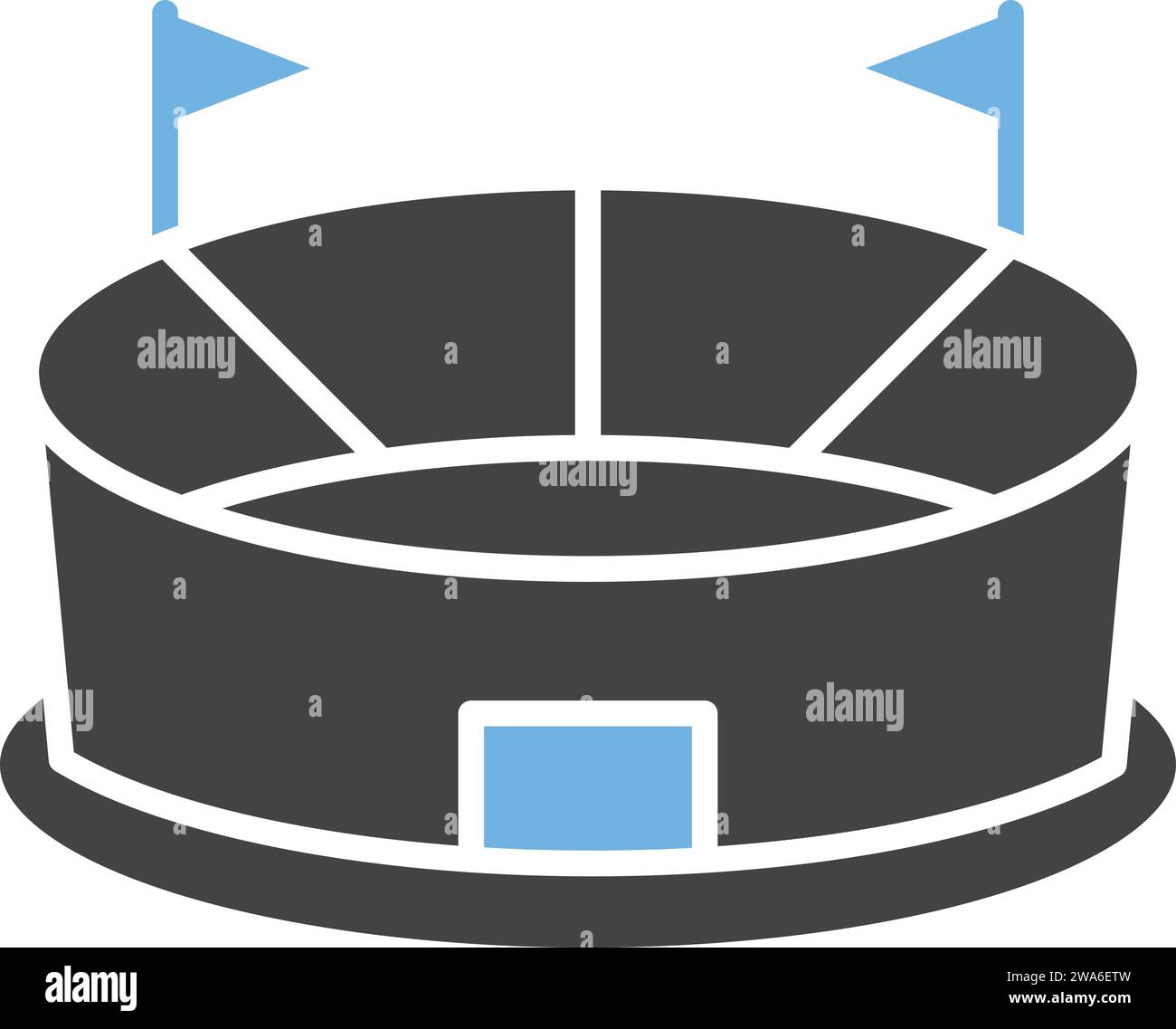 Grass stadium Cut Out Stock Images & Pictures - Alamy