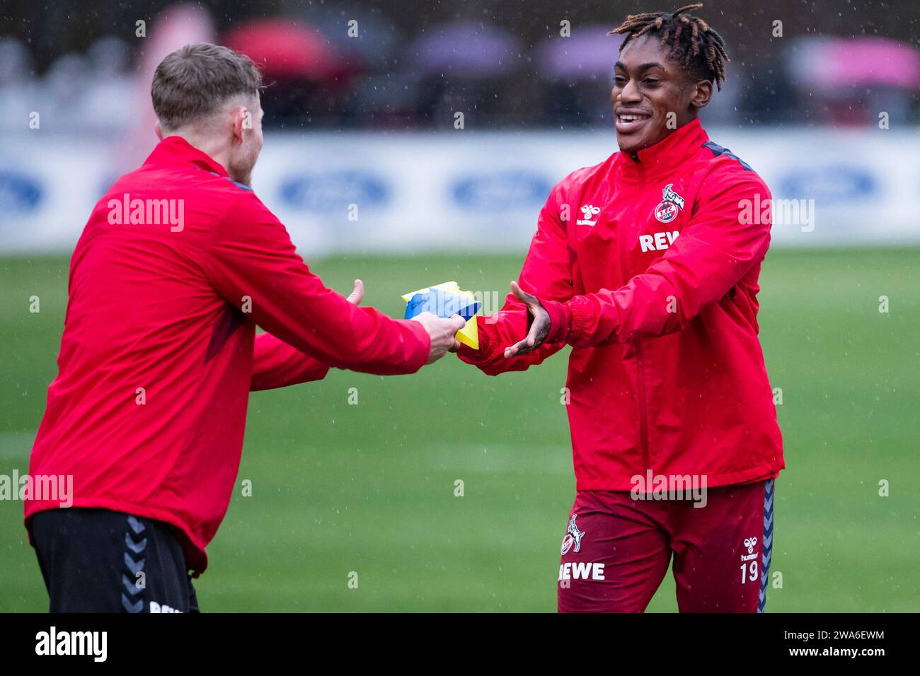 Justin Diehl, Florian Kainz (1. FC K?ln, #11). Trainingsauftakt des 1 ...
