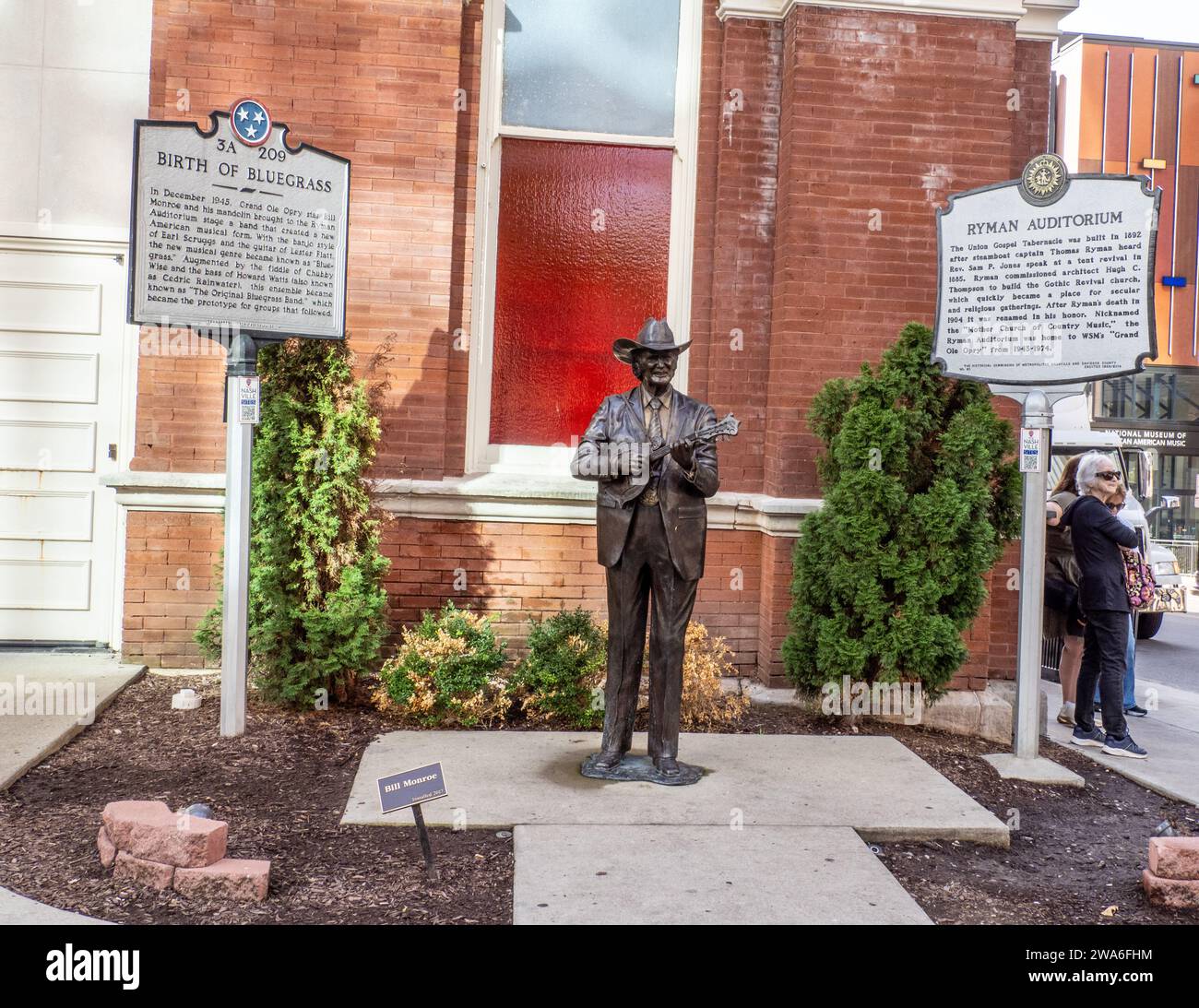 Nashville - statue honoring the Blue Grass and Country figure outside ...