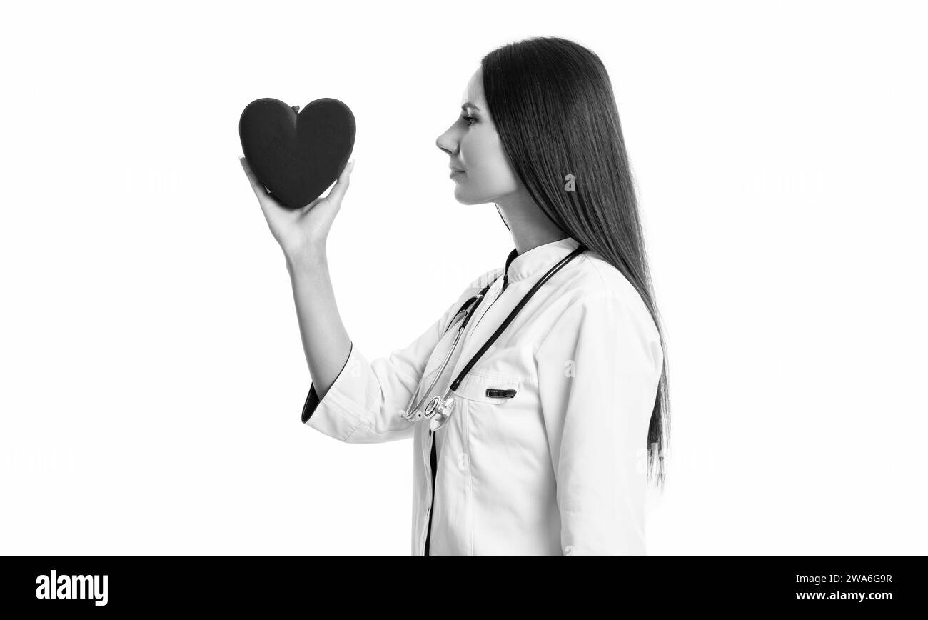 cardiologist with stethoscope. donation concept. cardiologist with ...