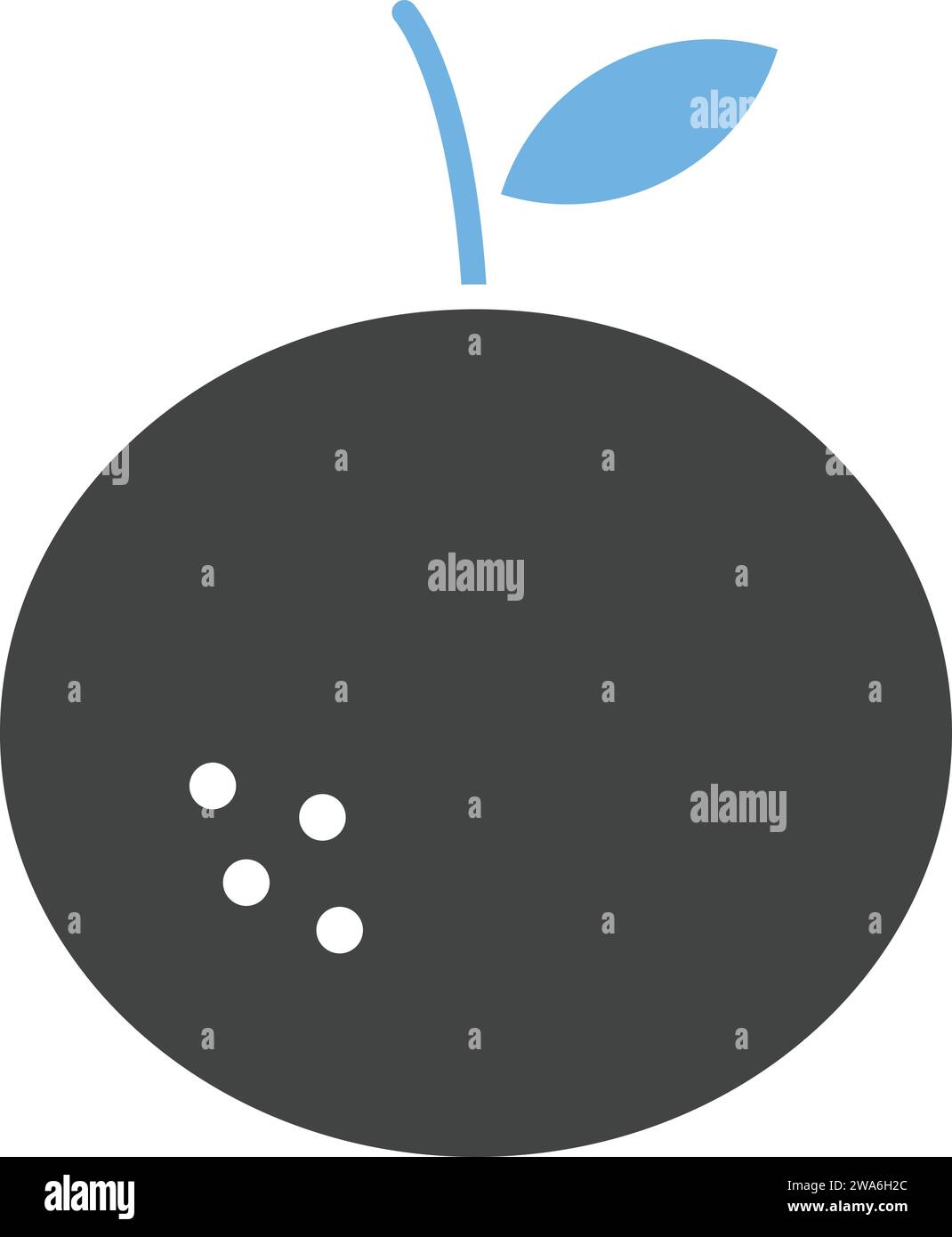 Tangerine icon vector image Stock Vector Image & Art - Alamy