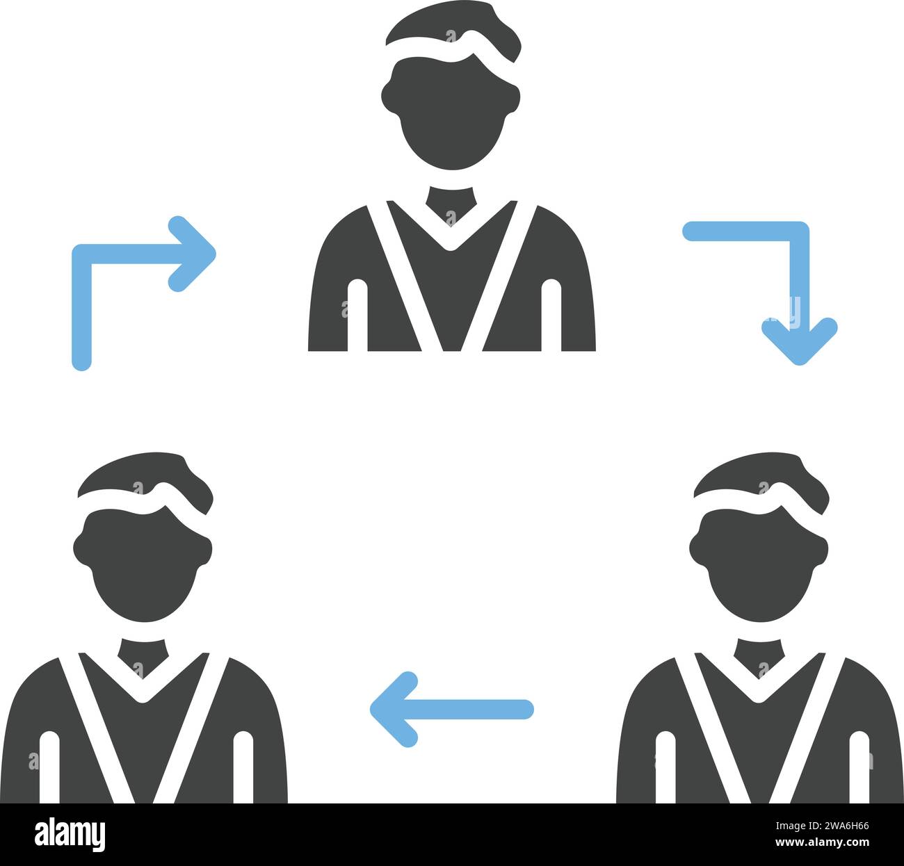 Teamwork icon vector image Stock Vector Image & Art - Alamy