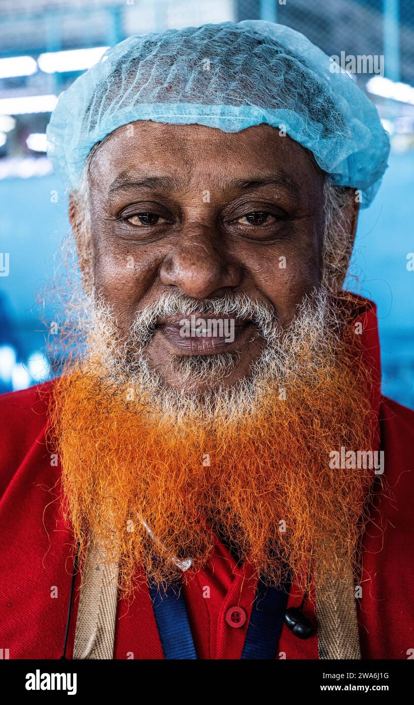 Fisherman with a Beard and a Red Jacket in Jeddah, Saudi Arabia Stock ...