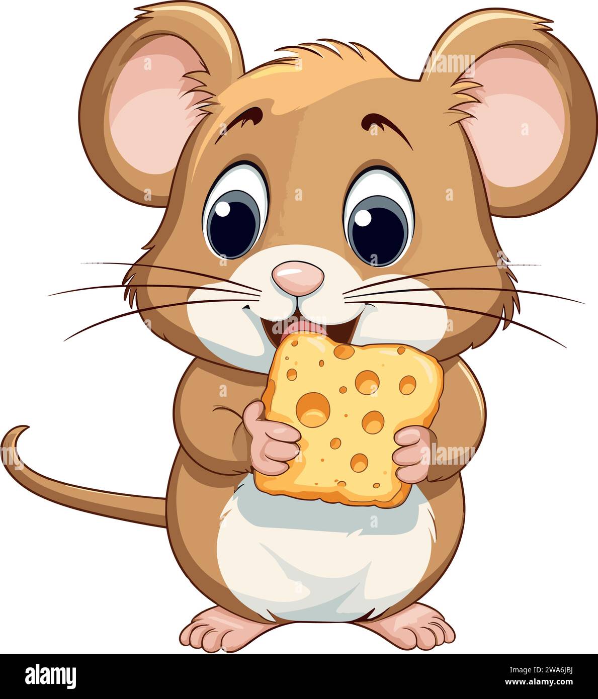 Baby eating cake cute Stock Vector Images - Alamy