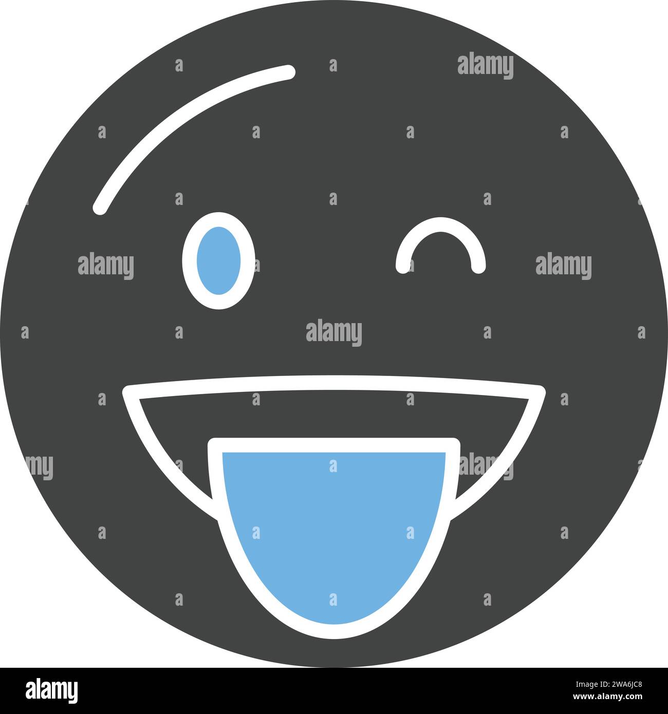 Image winking face emoji hi-res stock photography and images - Alamy
