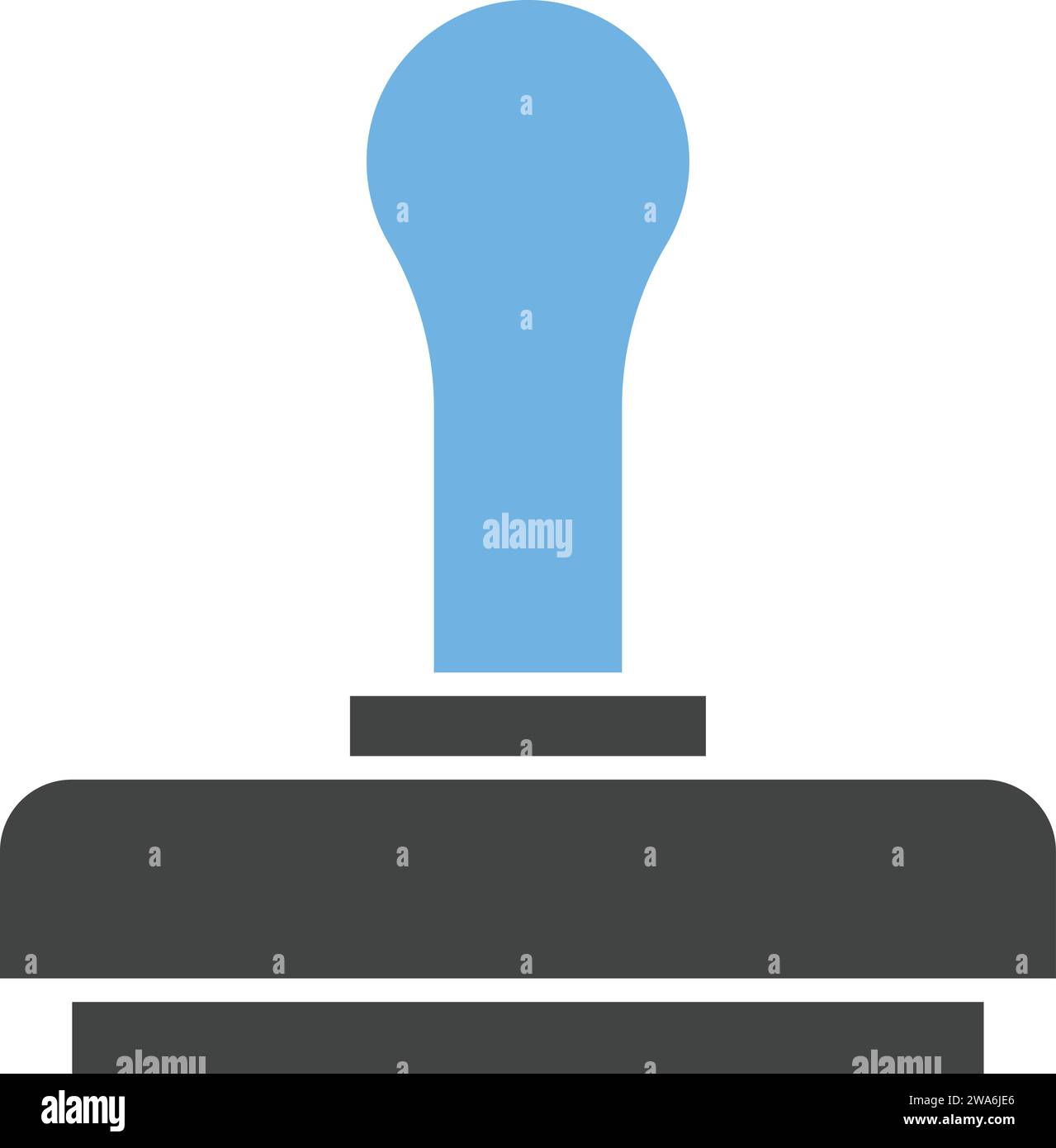 Wooden Stamp icon vector image Stock Vector Image & Art - Alamy