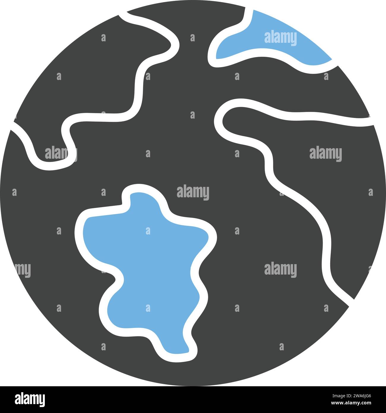 World Map icon vector image Stock Vector Image & Art - Alamy