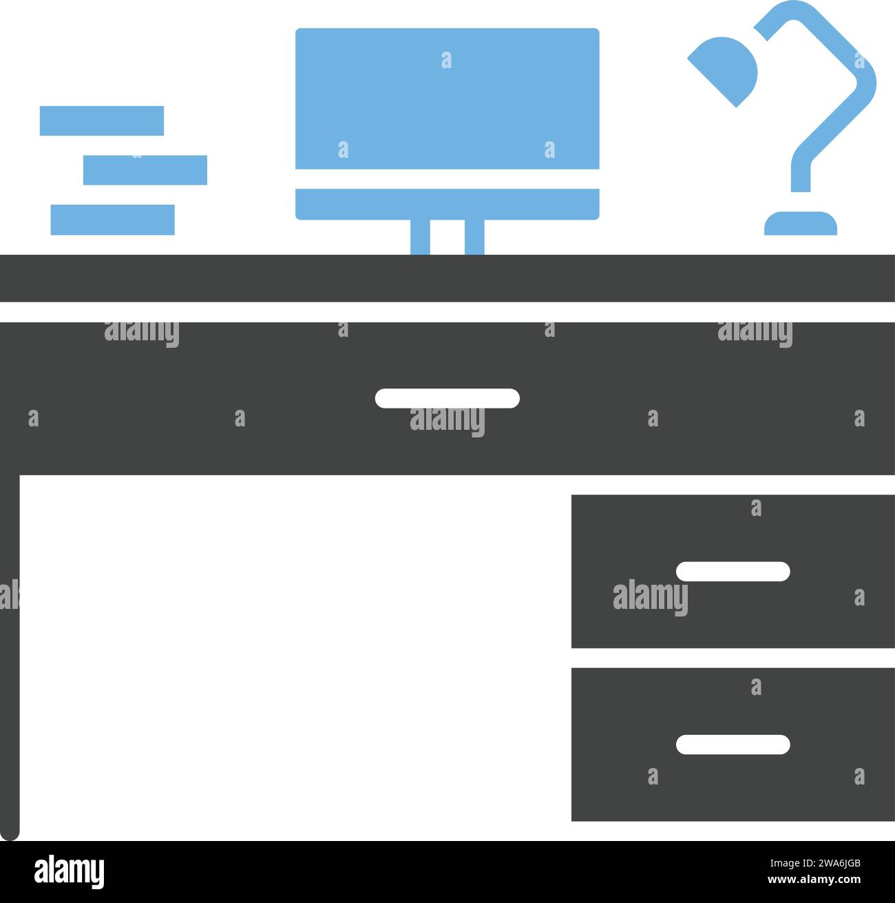 Workplace icon vector image Stock Vector Image & Art - Alamy