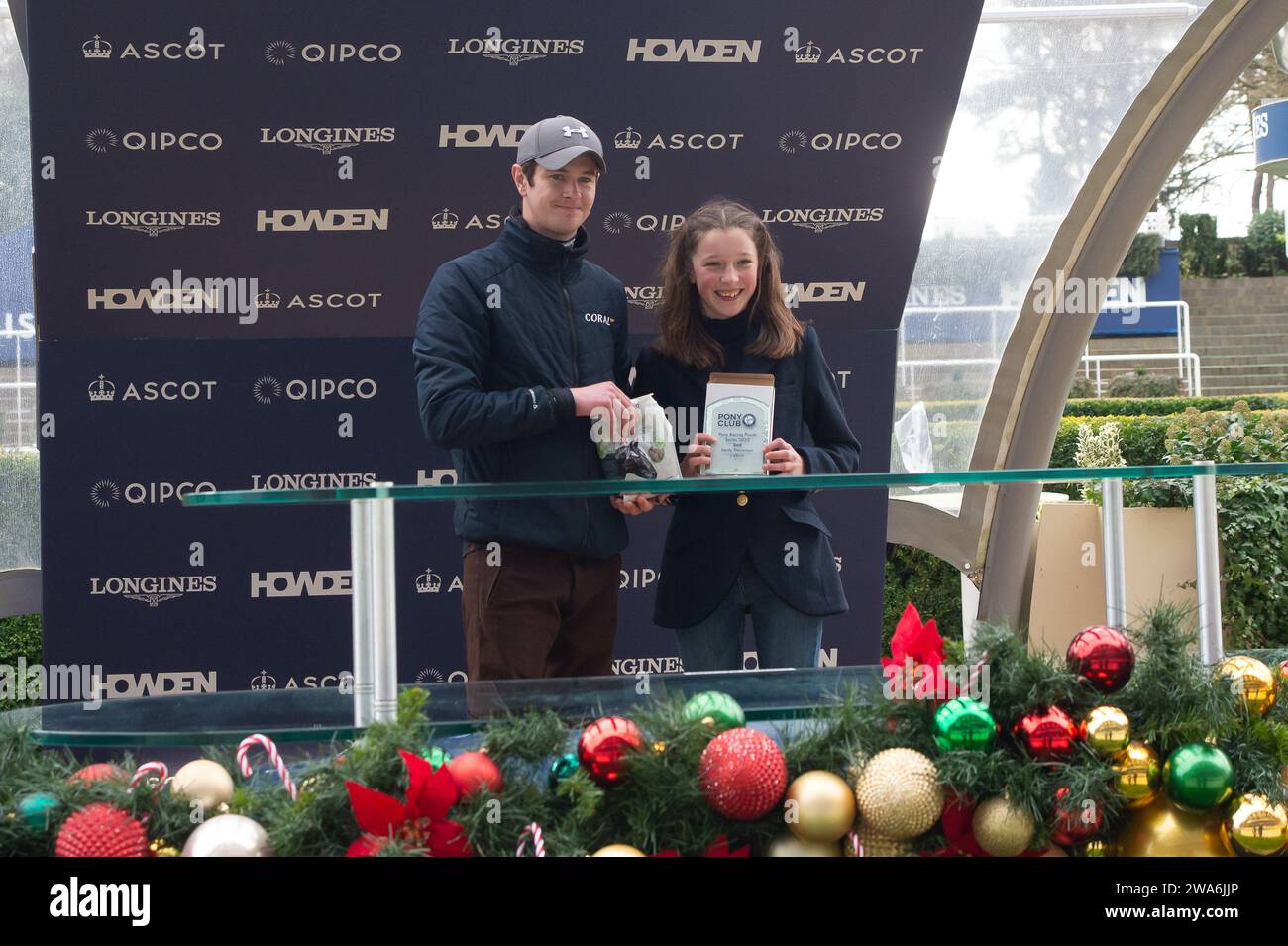 Ascot, Berkshire, UK. 22nd December, 2023. The Pony Club presented ...