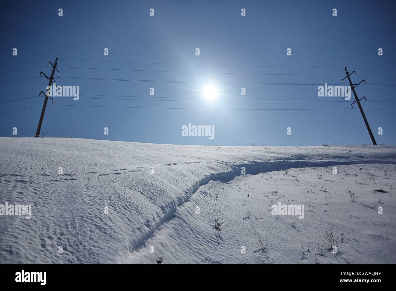 high-voltage power lines, electricity transmission, electricity ...