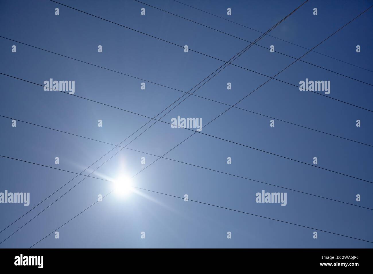 high-voltage power lines, electricity transmission, electricity ...