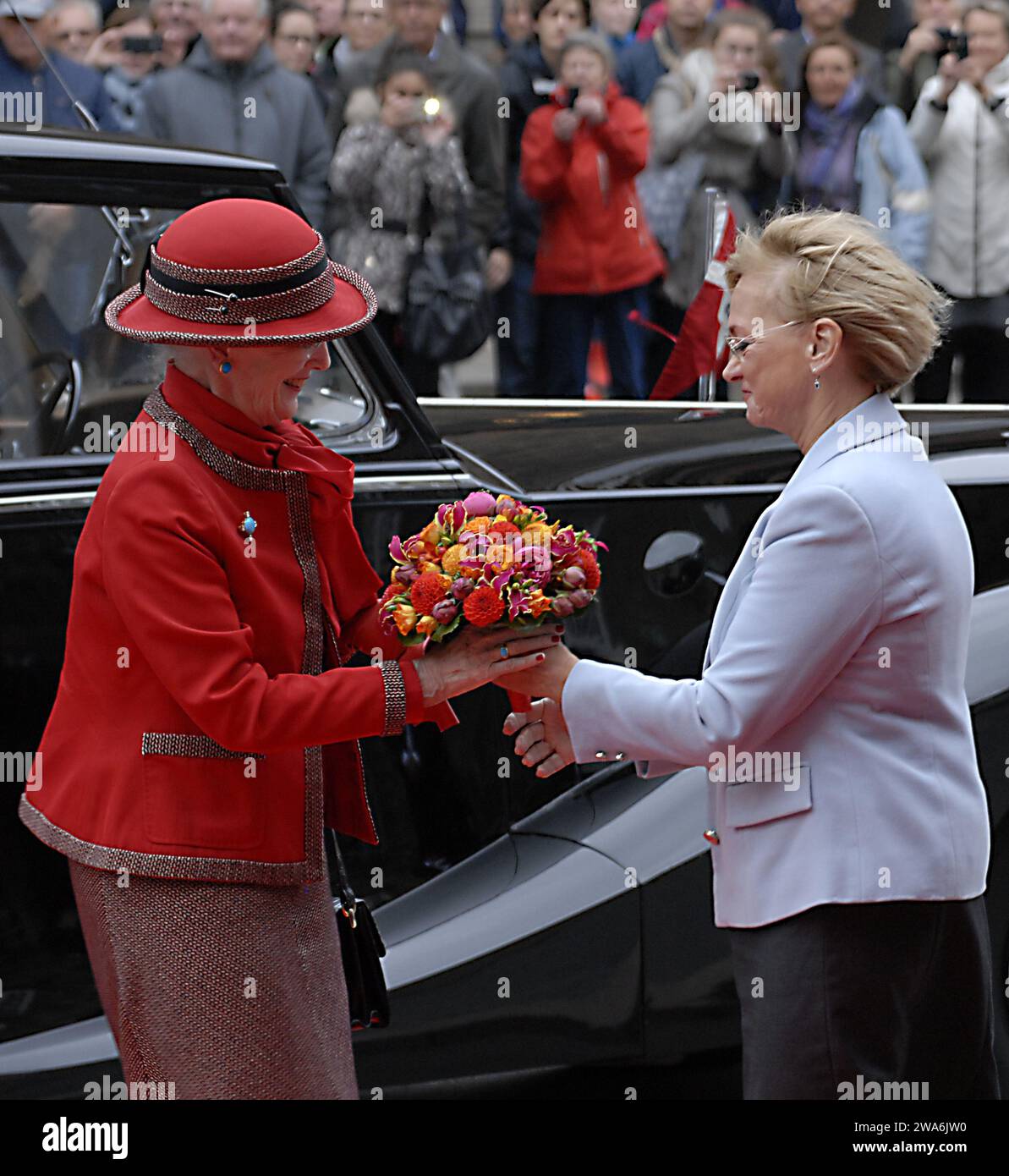 Princess mary red dress hi-res stock photography and images - Alamy