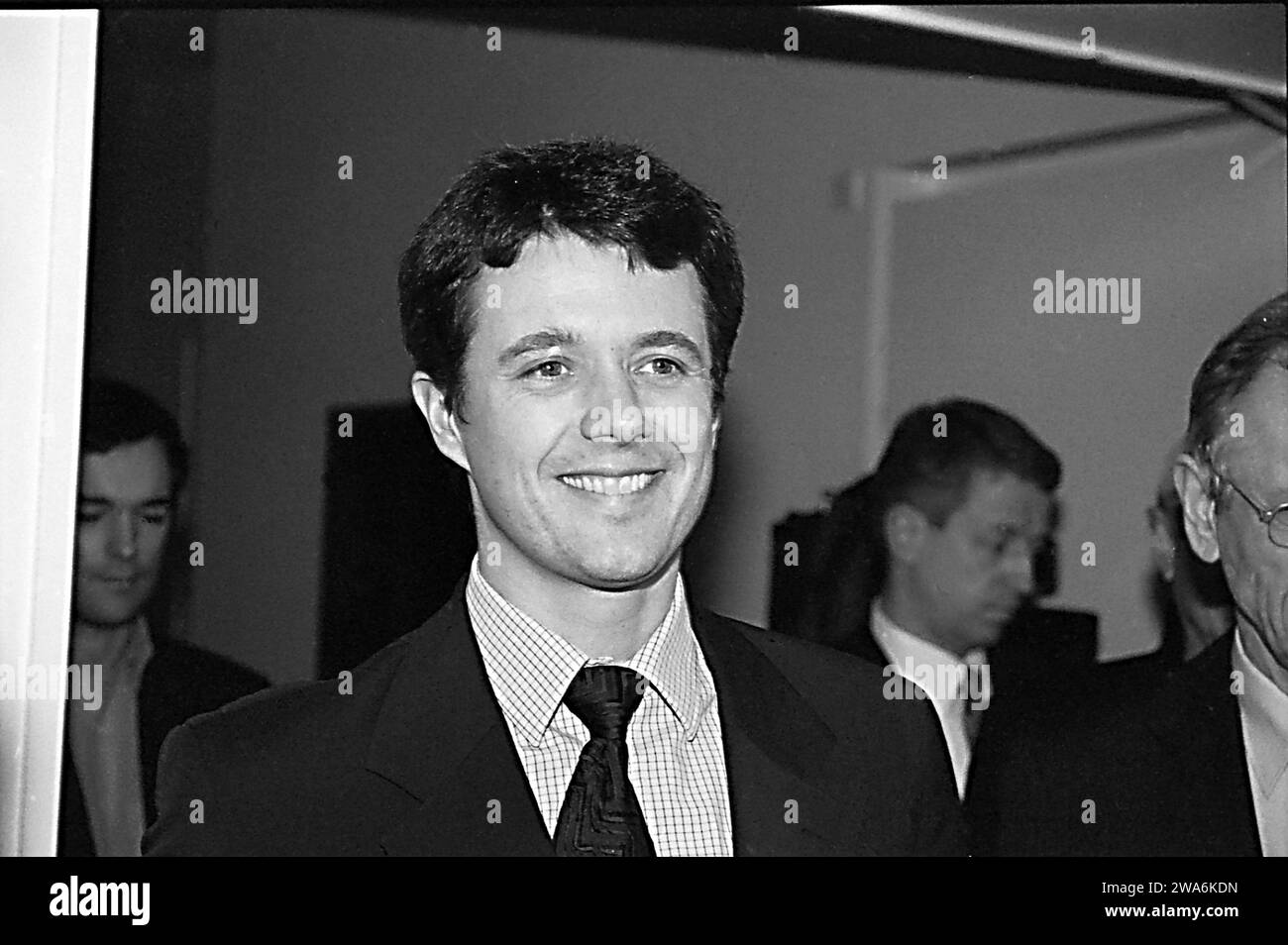 Copenhagen/Denmark/ 11th February 2002 HRH Crown prince Frederik vists ...