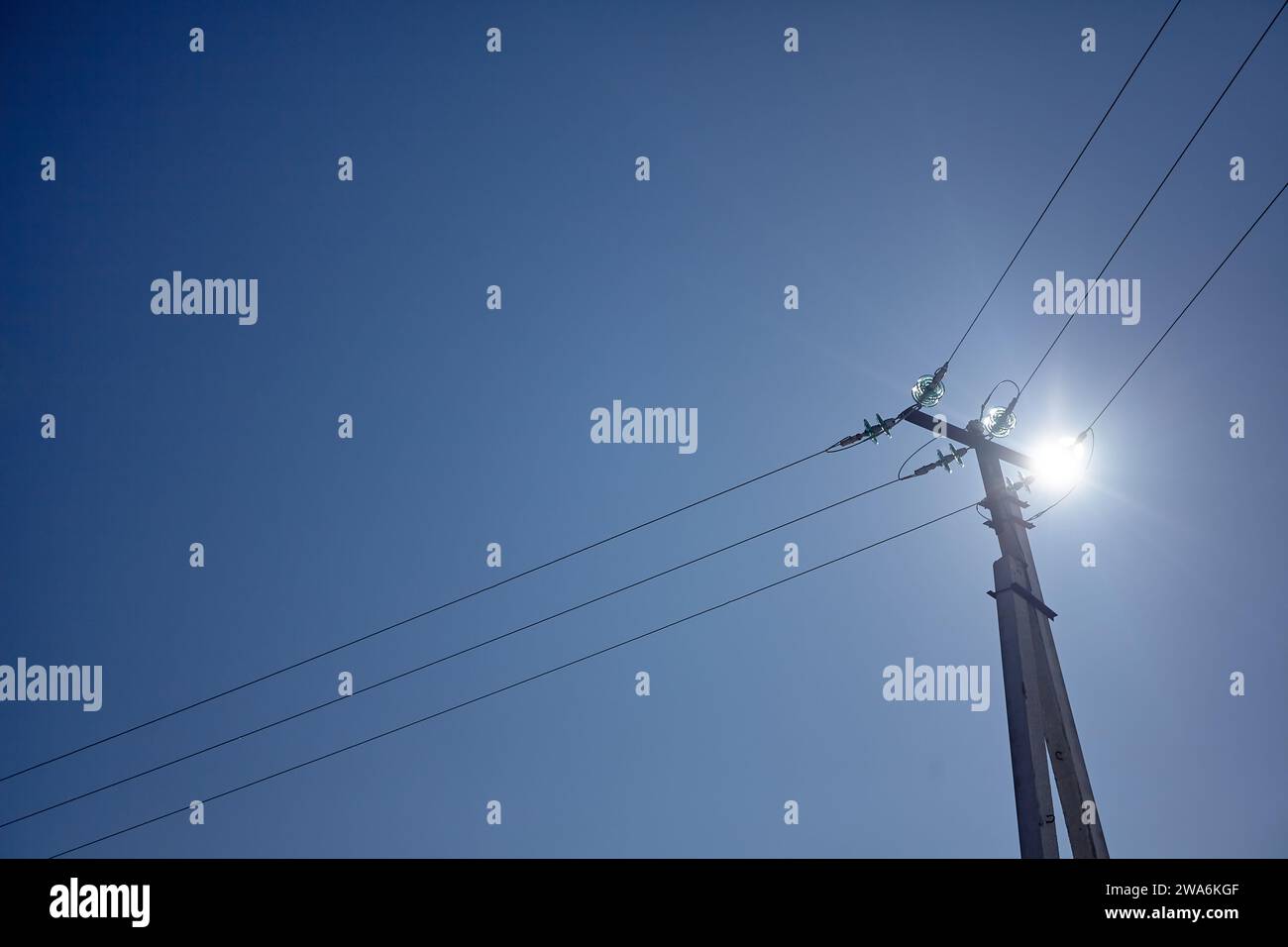 high-voltage power lines, electricity transmission, electricity ...