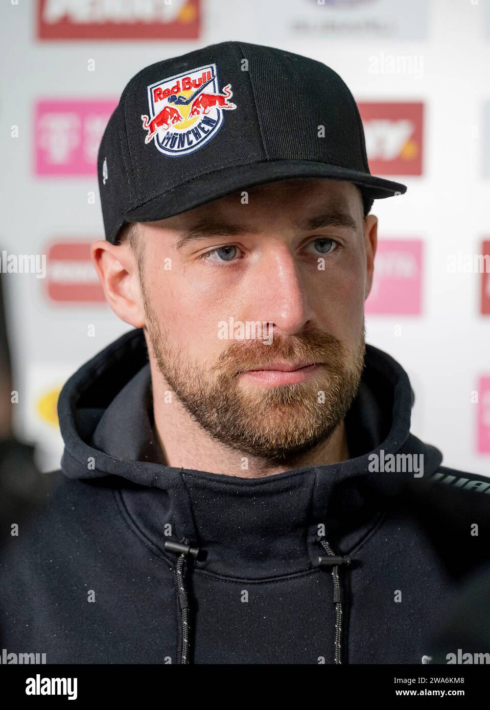 Muenchen, Deutschland. 02nd Jan, 2024. Maximilian Kastner (EHC Red Bull ...