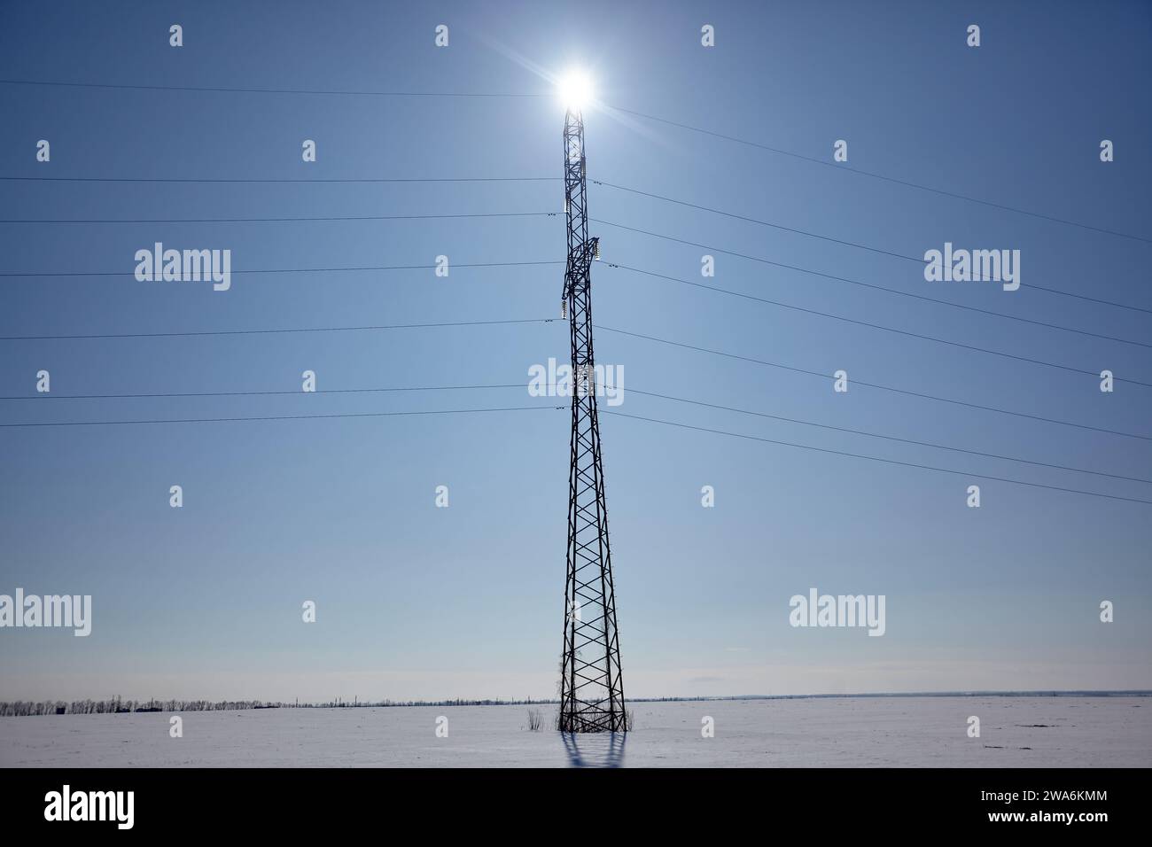 high-voltage power lines, electricity transmission, electricity ...
