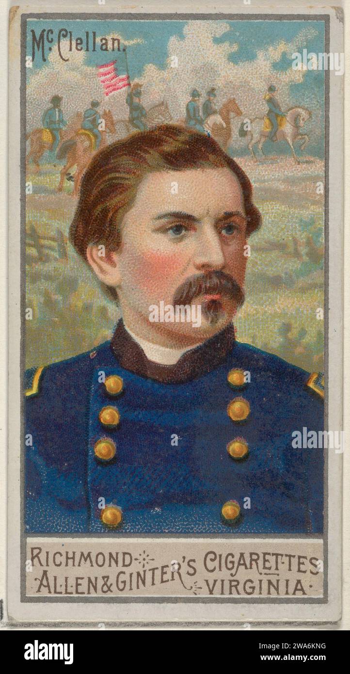 George Brinton McClellan, from the Great Generals series (N15) for ...