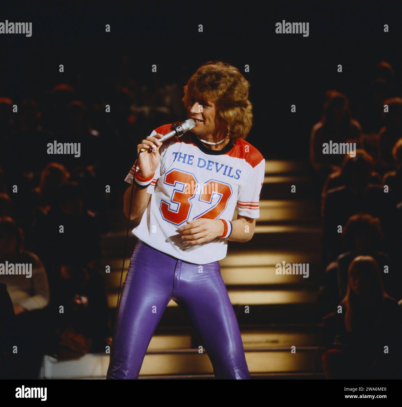 Hitparade, ZDF Musiksendung, 1980, Schlagersänger Benny, aka Benny ...