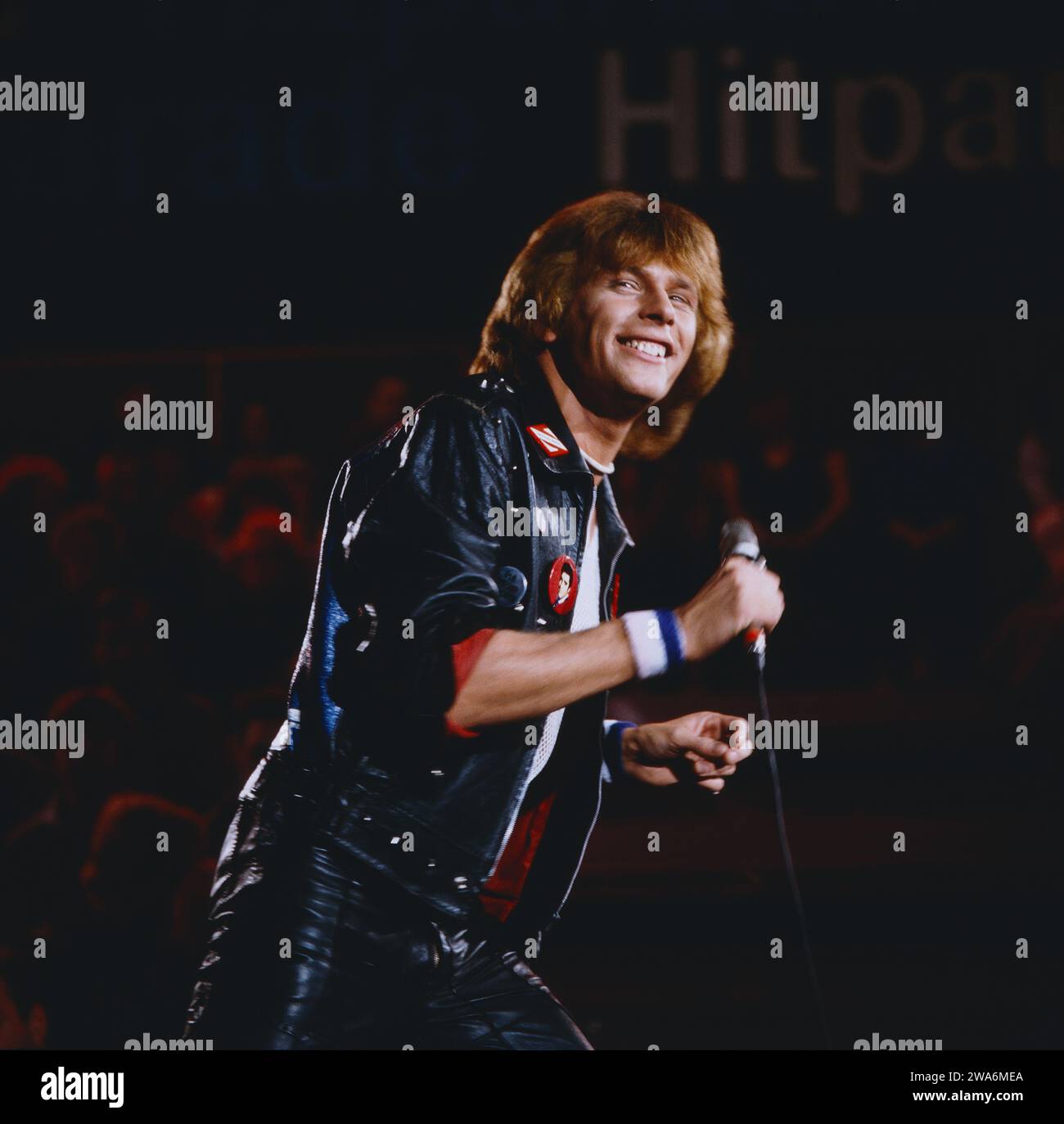 Hitparade, ZDF Musiksendung, 1980, Schlagersänger Benny, aka Benny ...