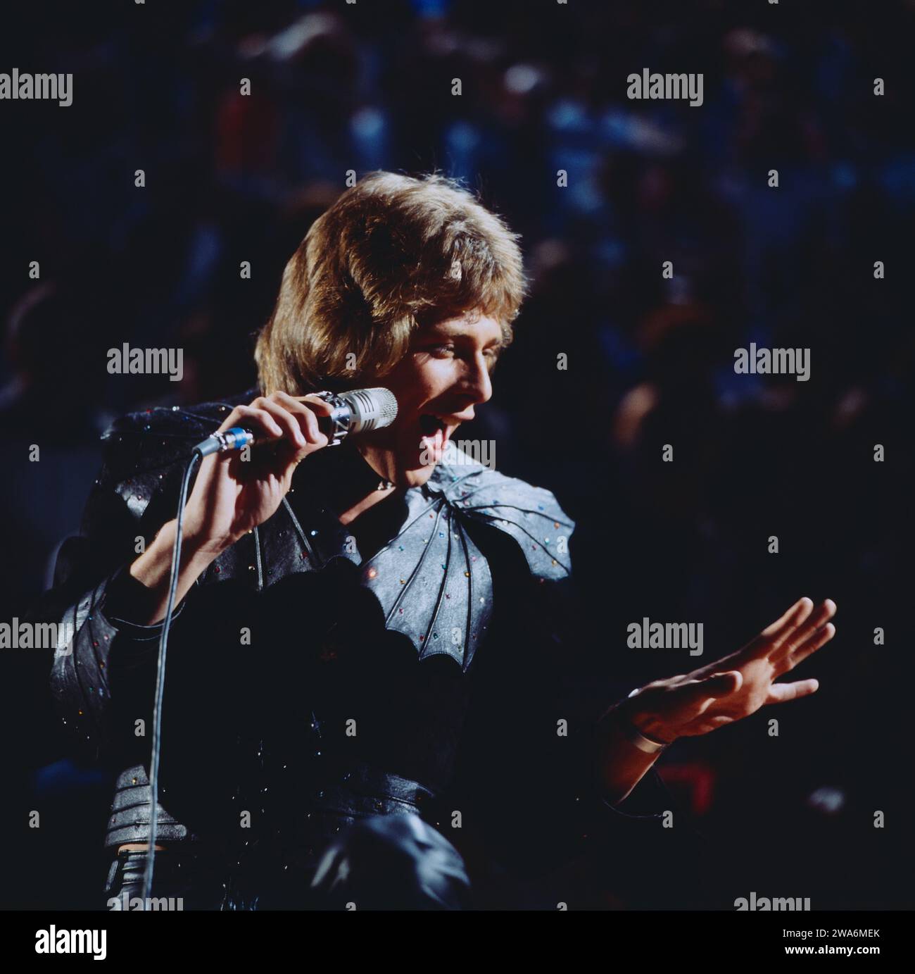 Hitparade, ZDF Musiksendung, 1978, Schlagersänger Benny, aka Benny ...