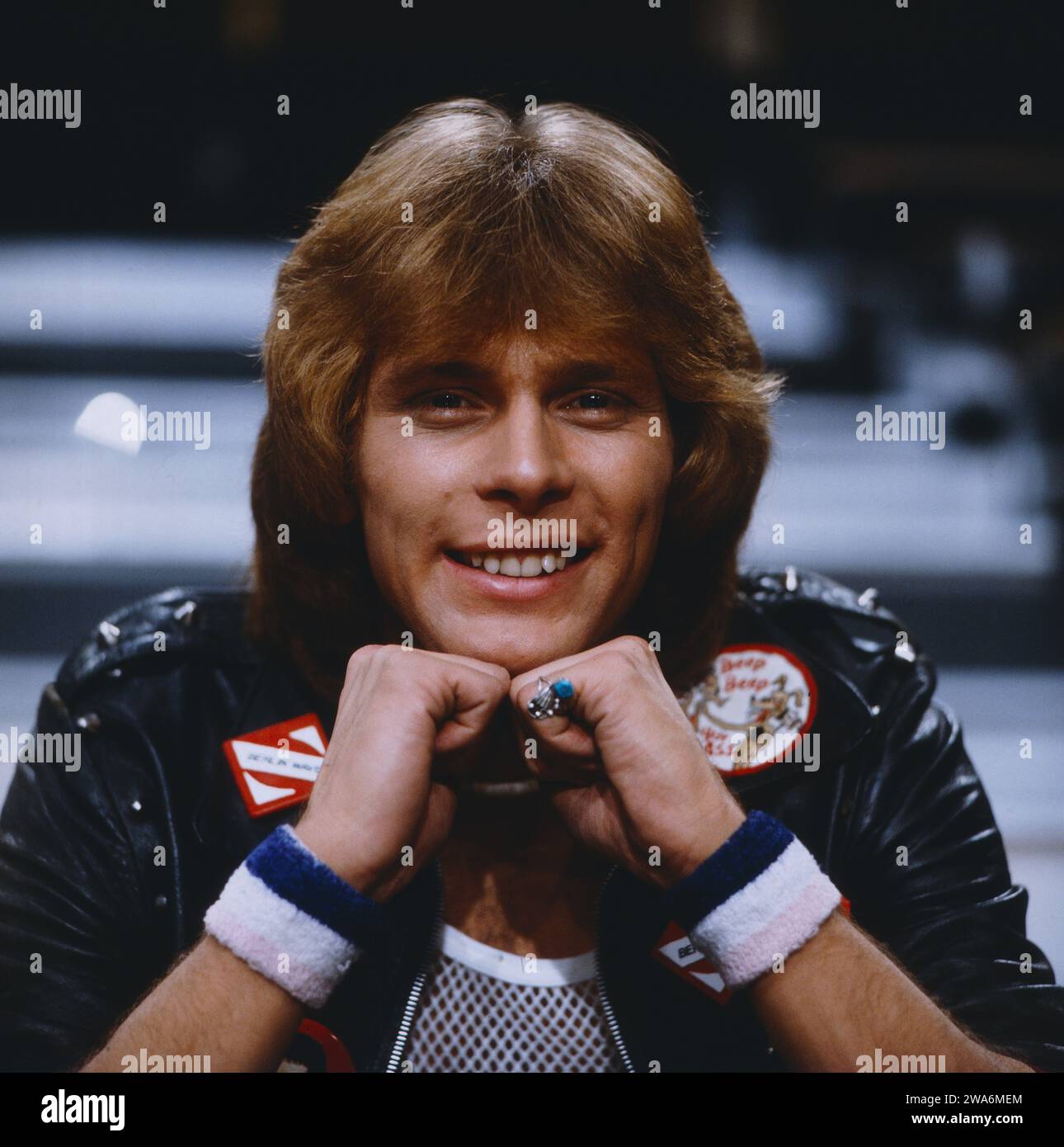 Hitparade, ZDF Musiksendung, 1980, Schlagersänger Benny, aka Benny ...