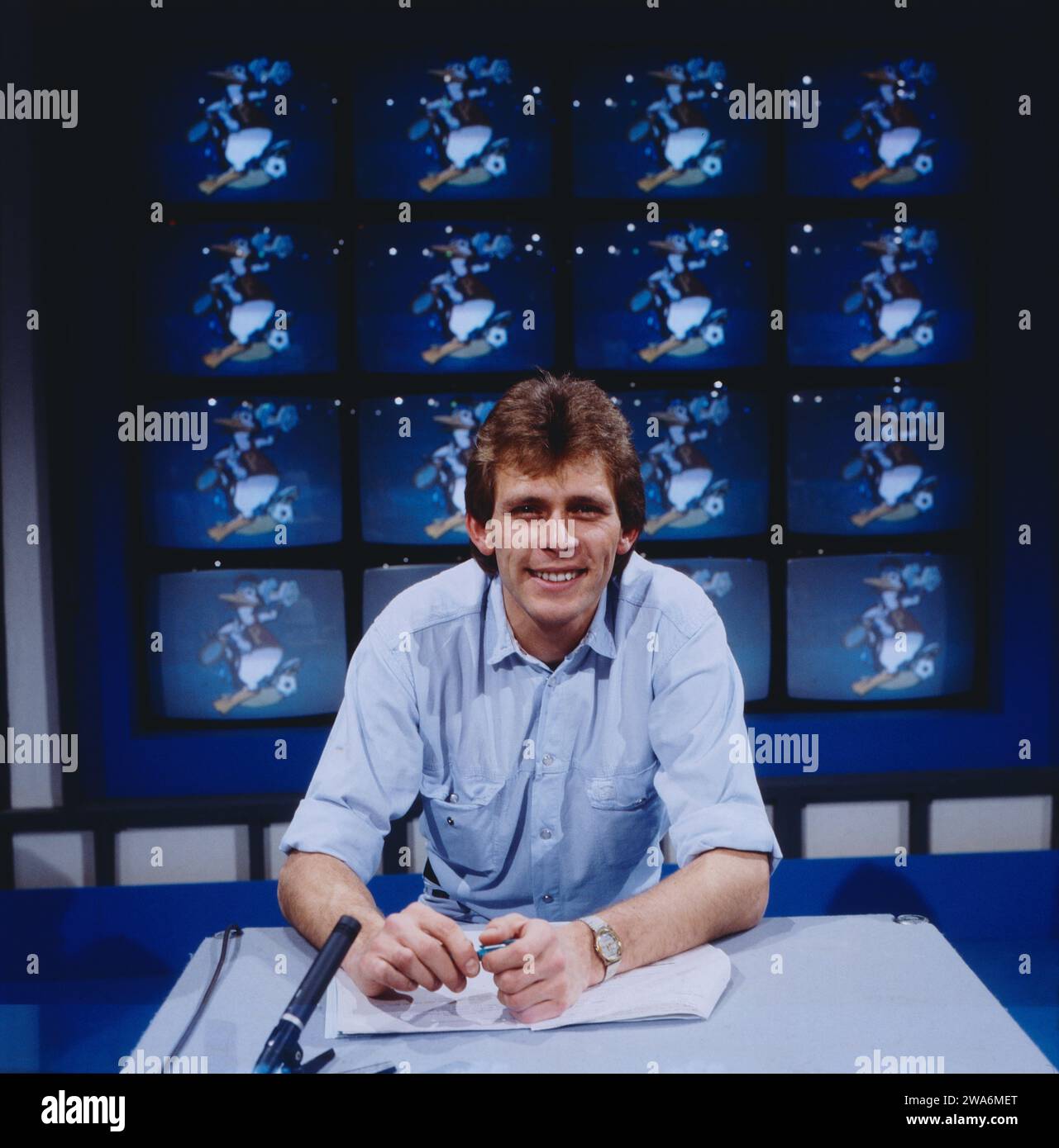 Pfiff, ZDF Sportsendung für Kinder, 1987, Moderation: Benny, aka Benny ...