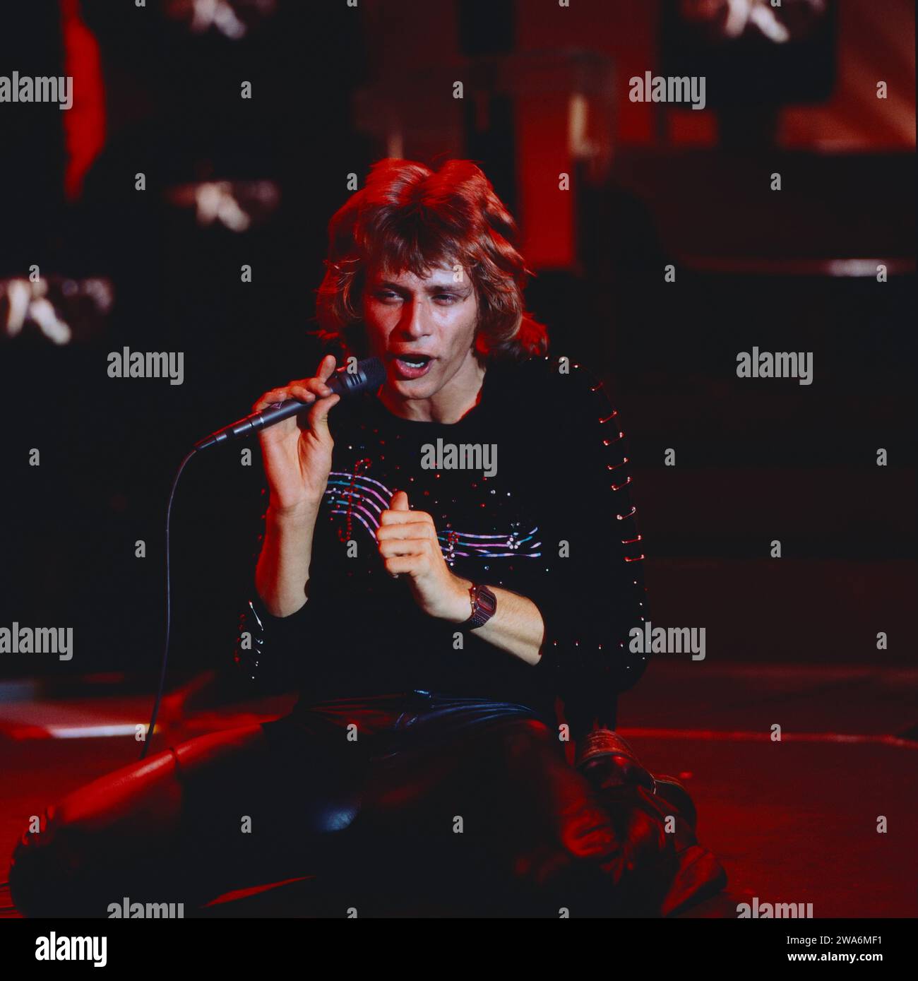 Disco, ZDF Musiksendung, 1978, Schlagersänger Benny, aka Benny Schnier ...