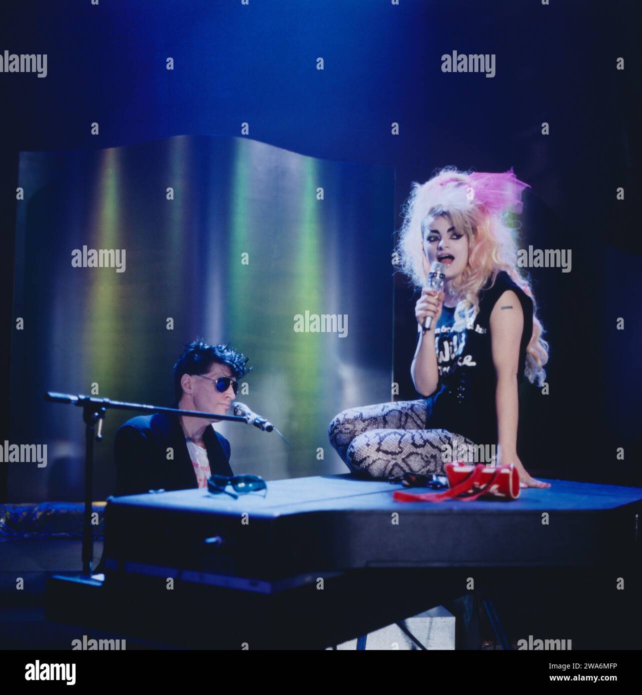 Nina Hagen TV Show, aus dem Fürstenhof in Hamburg, 1988, Bild: Nina ...