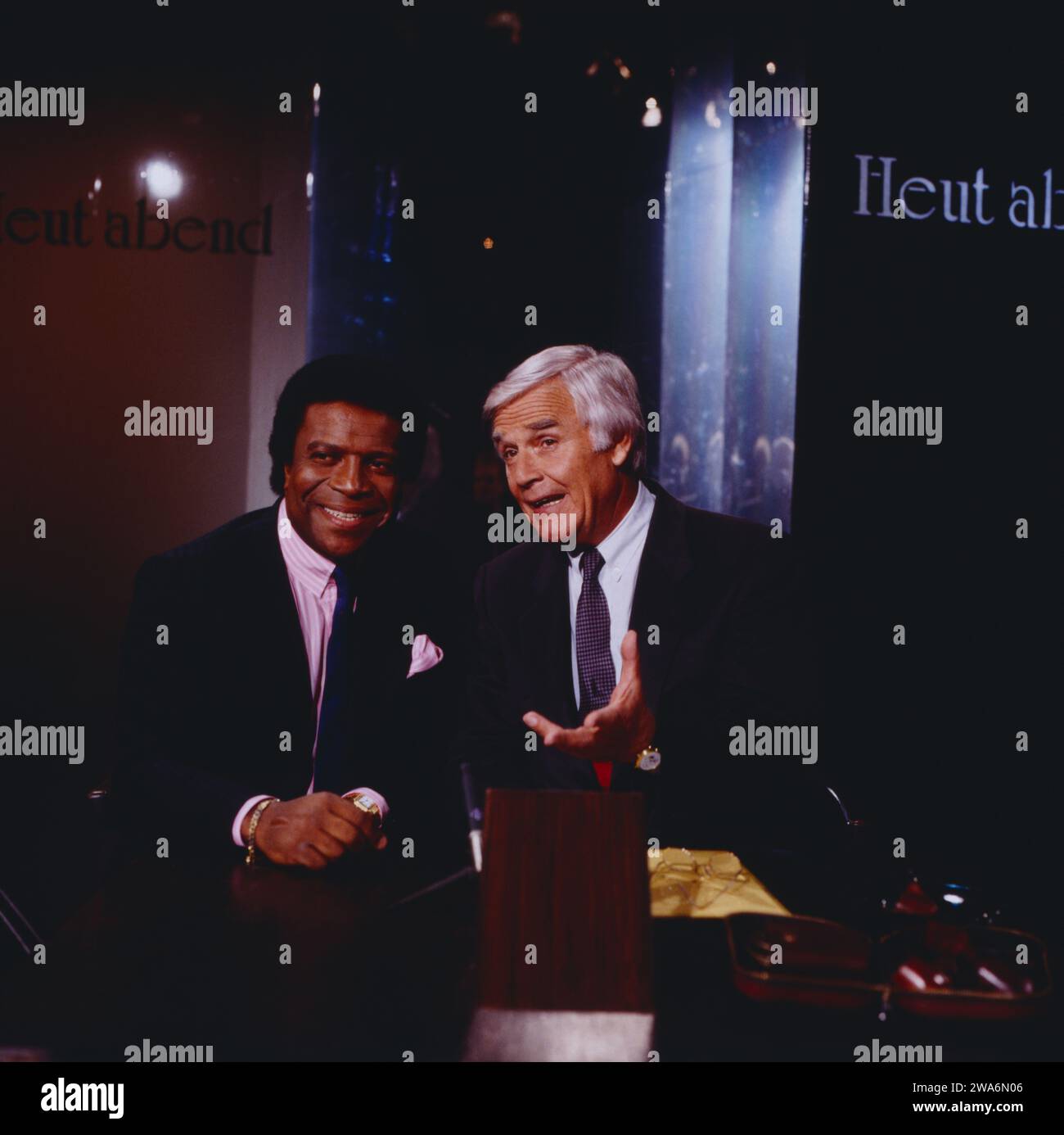 Heut Abend, ARD Talkshow, Deutschland, 1986, Talk Gast: Roberto Blanco ...