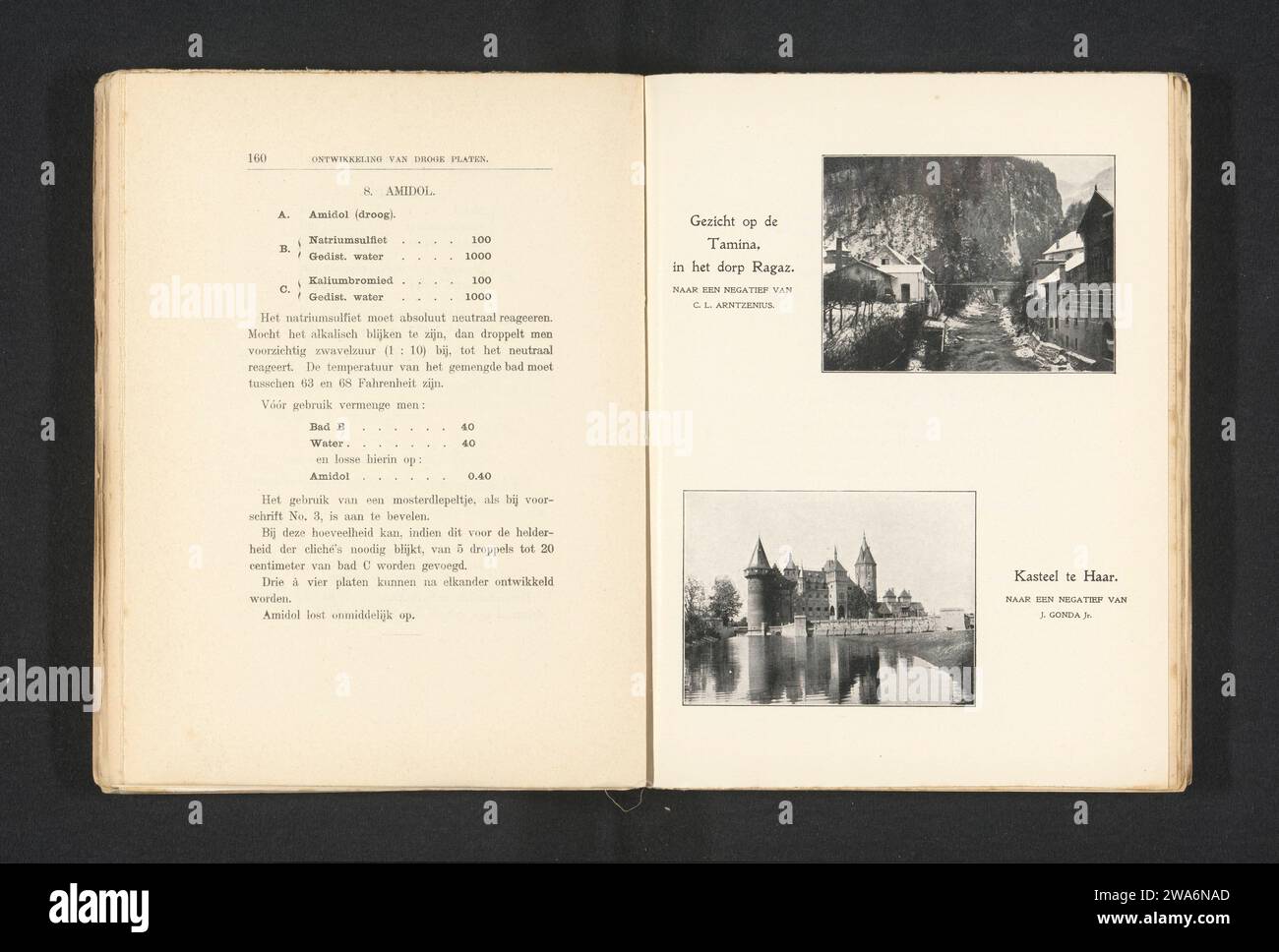 View of the Tamina River at Bad Ragaz, Switzerland, C.L. Arntzenius, c ...