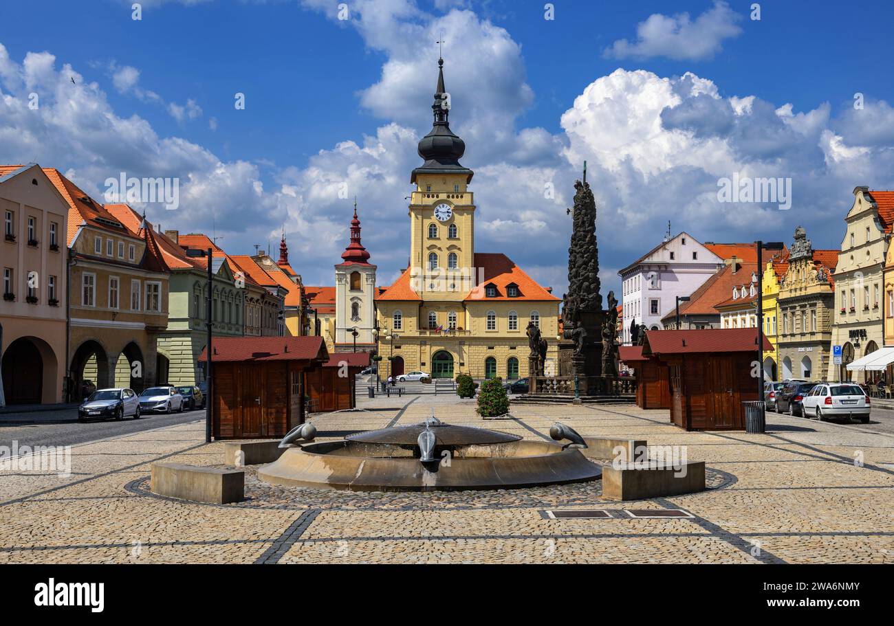 Bohemian town of Žatec Stock Photo - Alamy