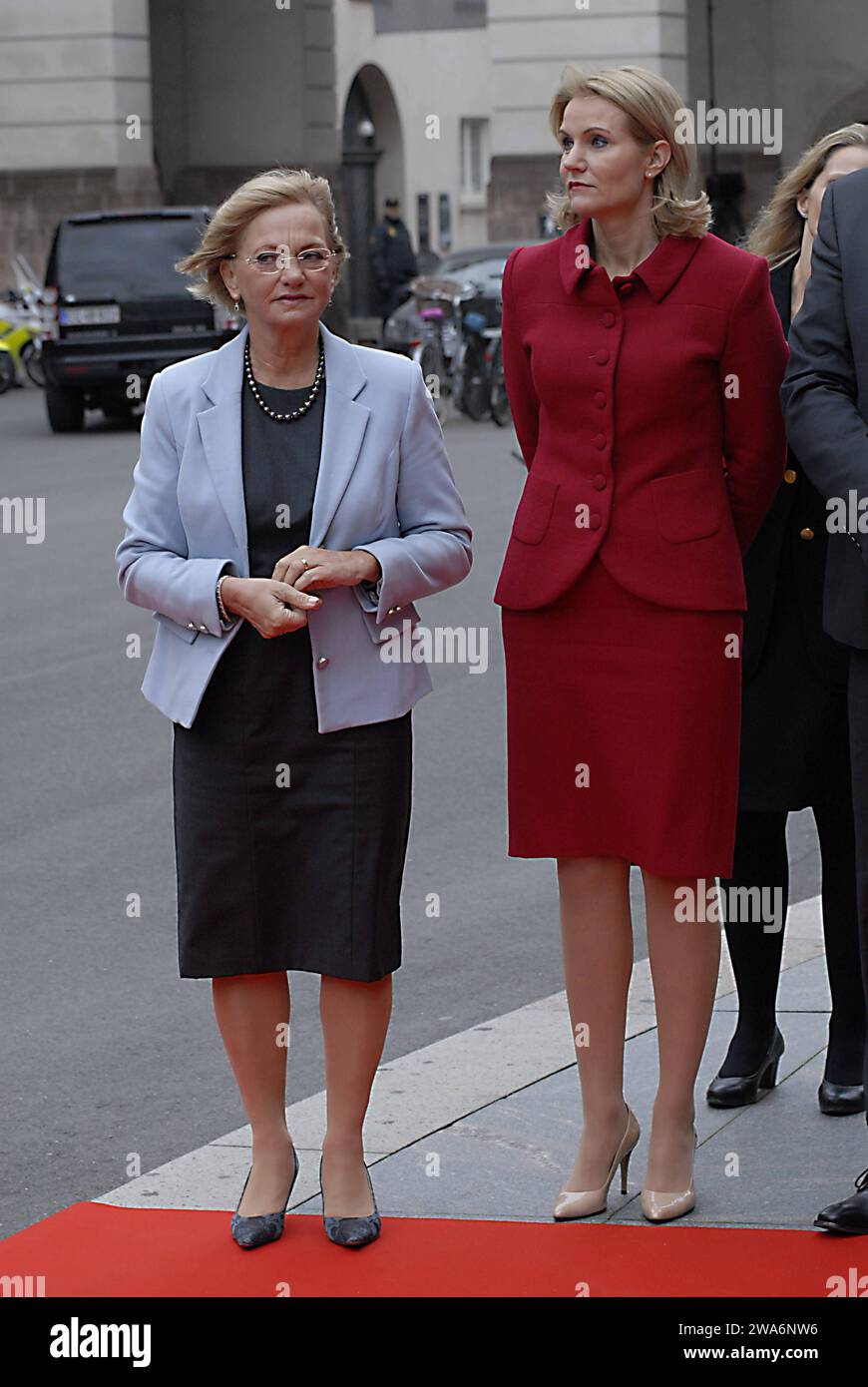 Princess mary red dress hi-res stock photography and images - Alamy