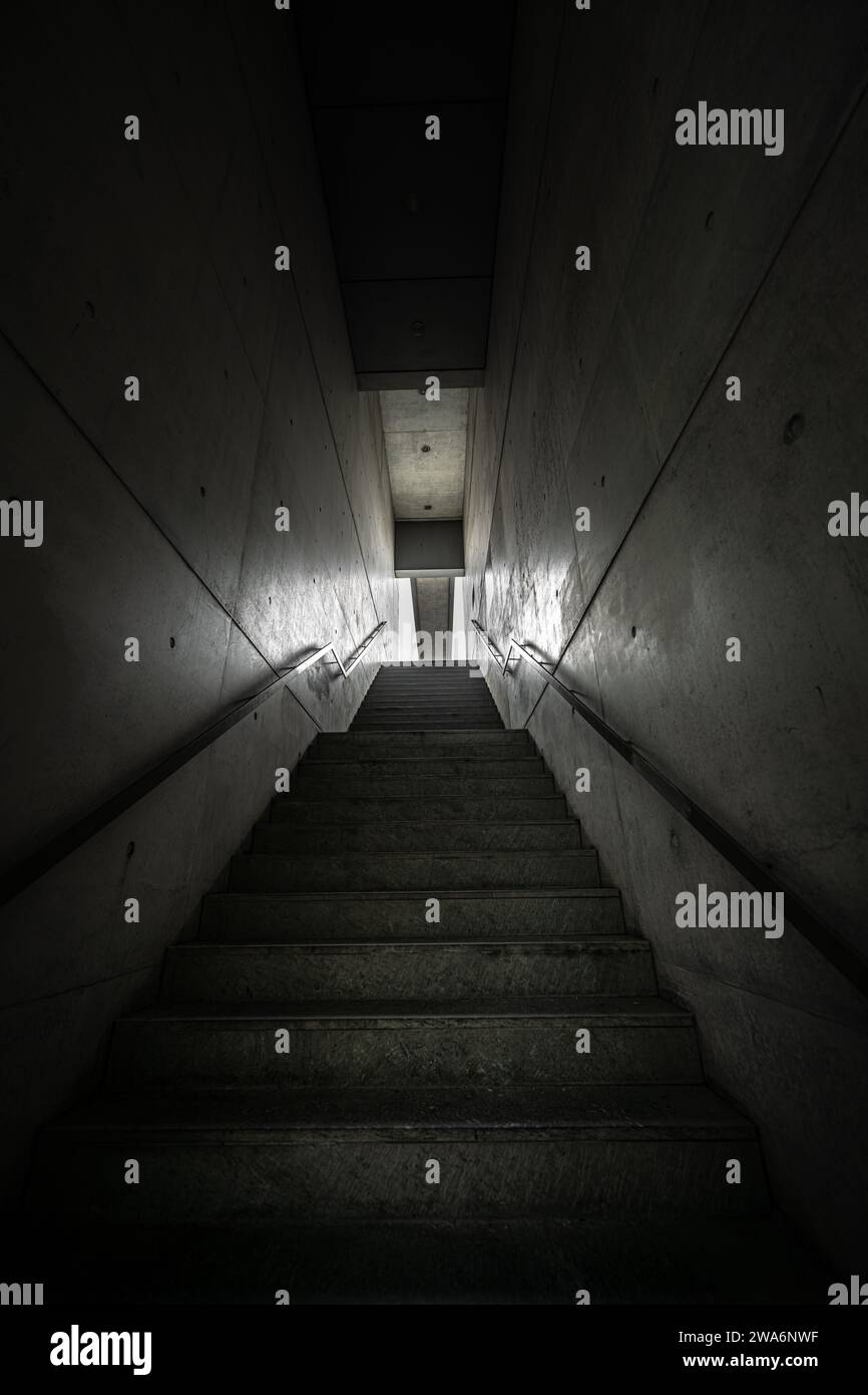 Concrete Stairway in Berlin, Germany Stock Photo - Alamy
