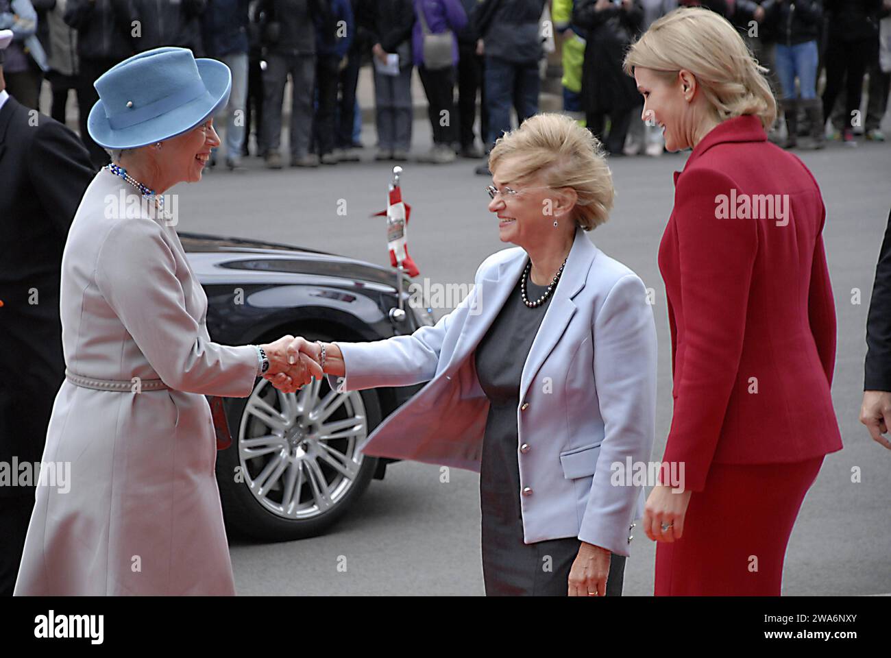 Princess mary red dress hi-res stock photography and images - Alamy