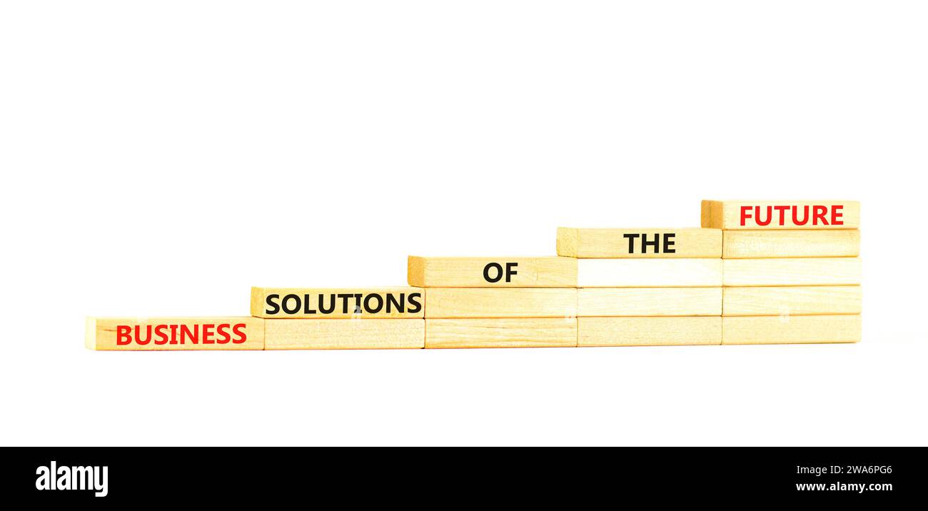 Business solutions of the future symbol. Concept words Business ...