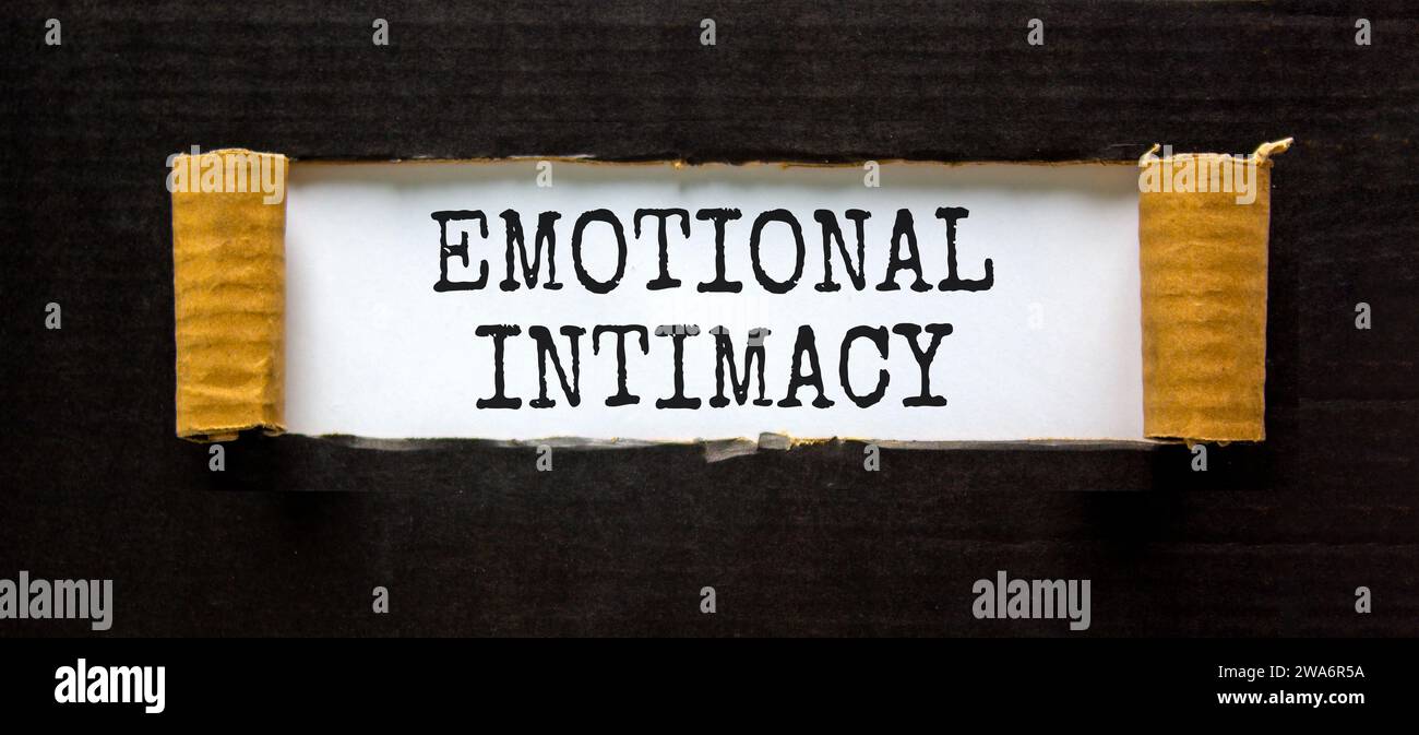Emotional intimacy symbol. Concept words Emotional intimacy on ...