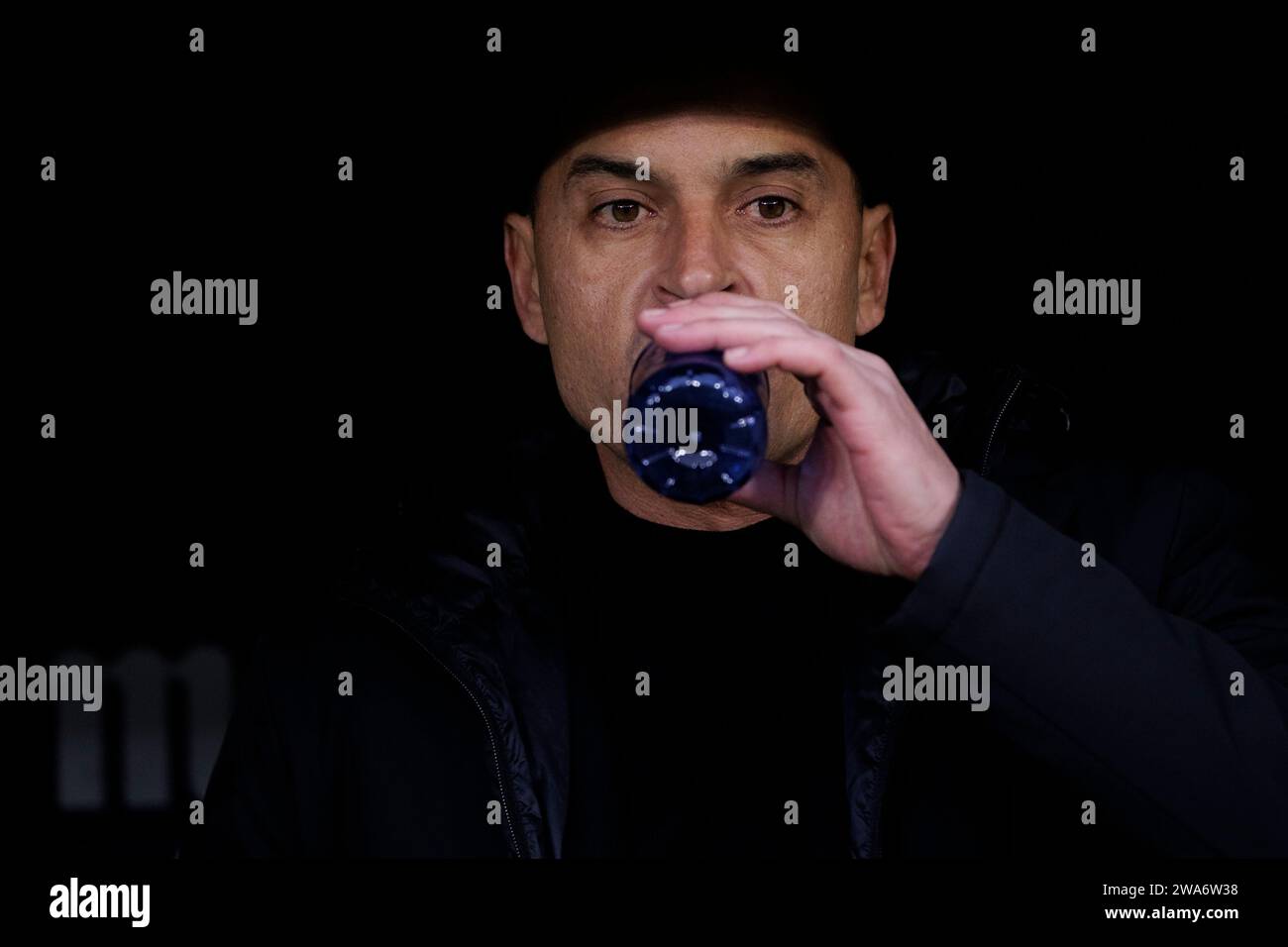 MADRID, SPAIN - JANUARY 2:Rayo Vallecano coach Francisco Rodriguez ...