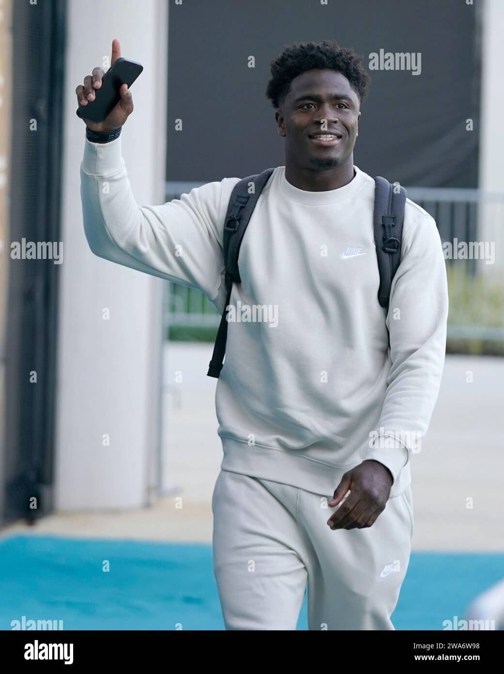 Jacksonville Jaguars cornerback Darious Williams arrives at the stadium ...