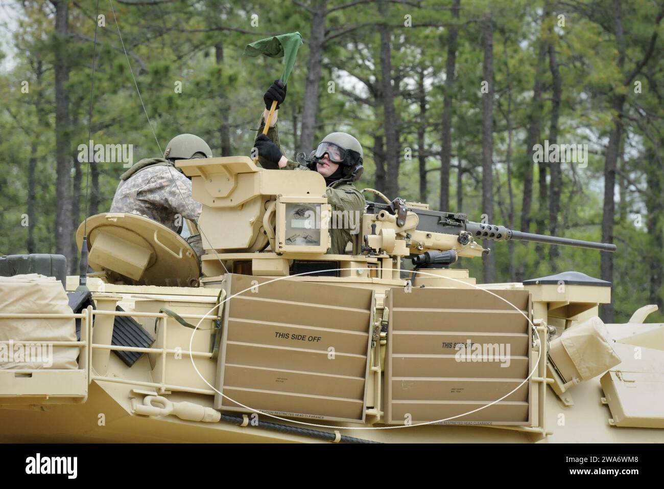 US military forces. 1-118th Combined Arms Battalion fires newly ...