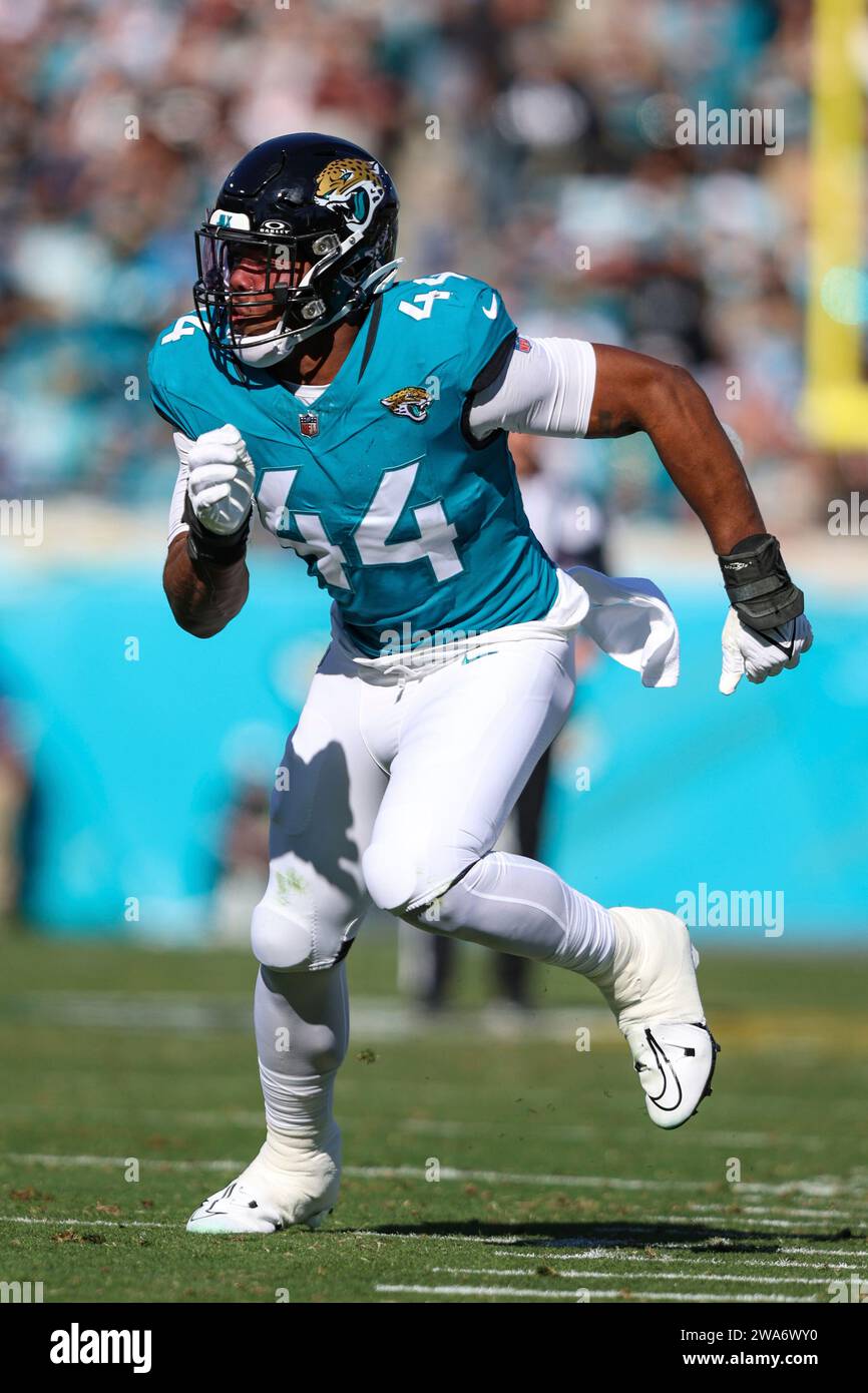 Jacksonville Jaguars linebacker Travon Walker (44) in action during an ...