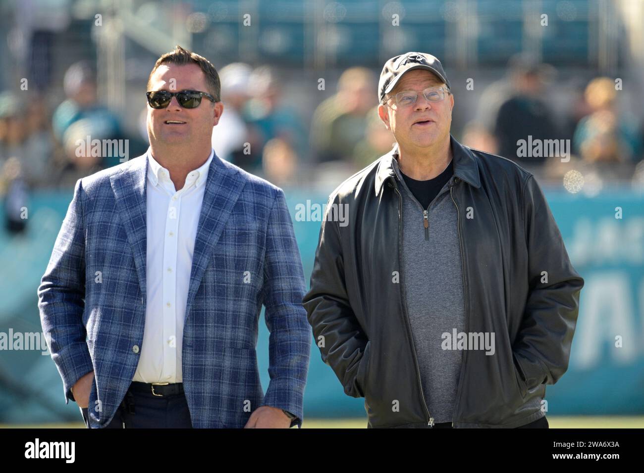 Carolina Panthers owner David Tepper, right, and general manager Scott ...