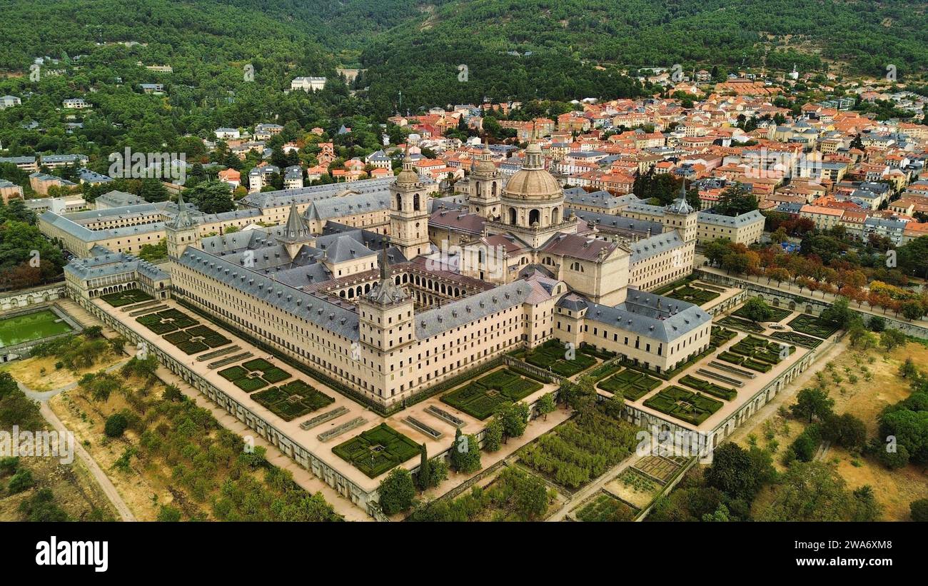 Real monasterio de san lorenzo de el escorial spain hi-res stock ...